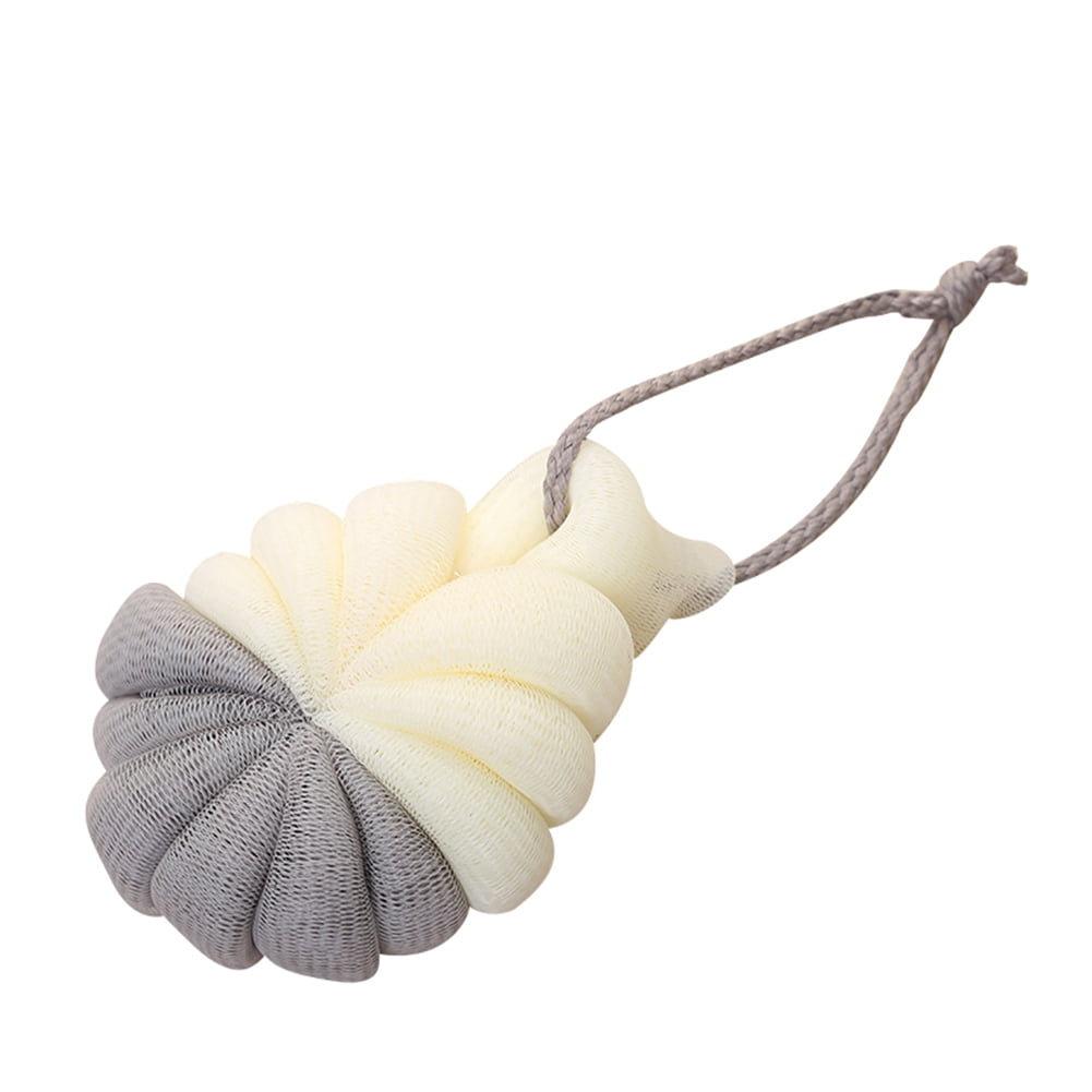 Kuorak Soft Sponge Mesh Bathing Brush Loofah Shower Ball Rich Bubbles ...