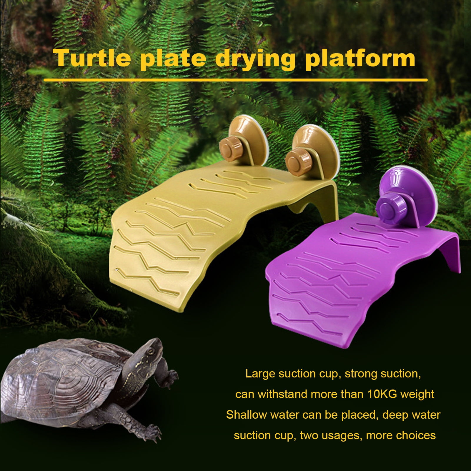 Kuorak Turtle Terrace Large Basking Platform Fish Tank Aquarium Resting ...