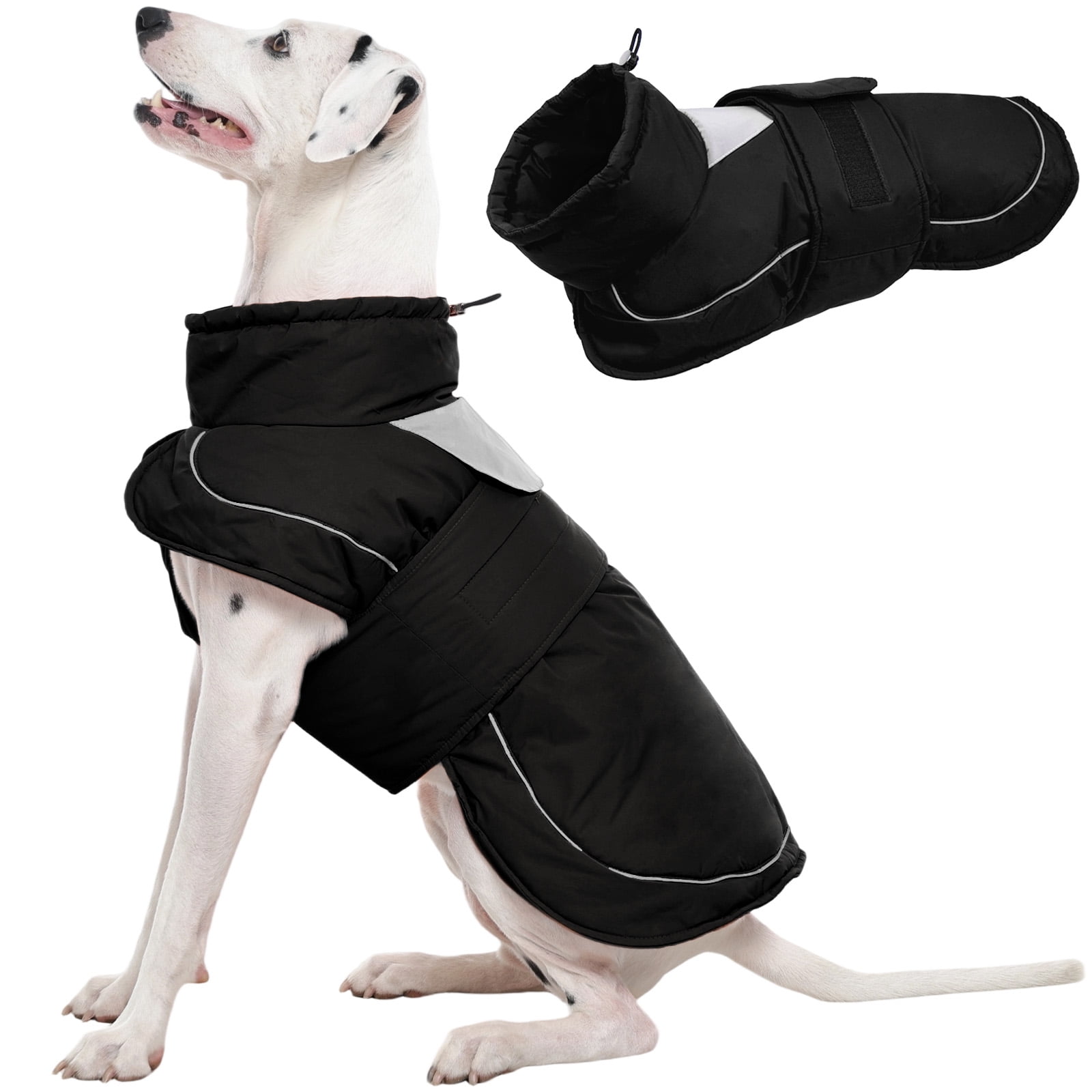 Kuoser Dog Coat Waterproof and Reflective Pet Jacket, xxl Dog Clothes ...