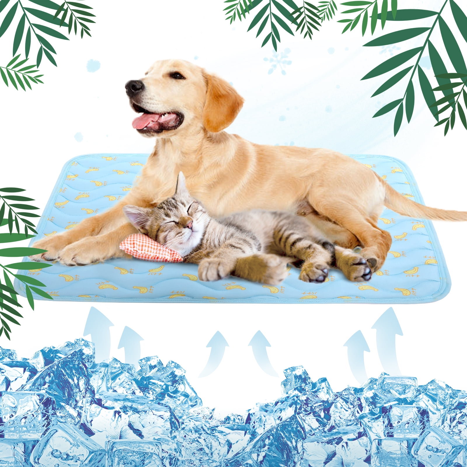 Kuoser Dog Cooling Mat, Self Cooling Pad for Dogs Cats, Breathable ...
