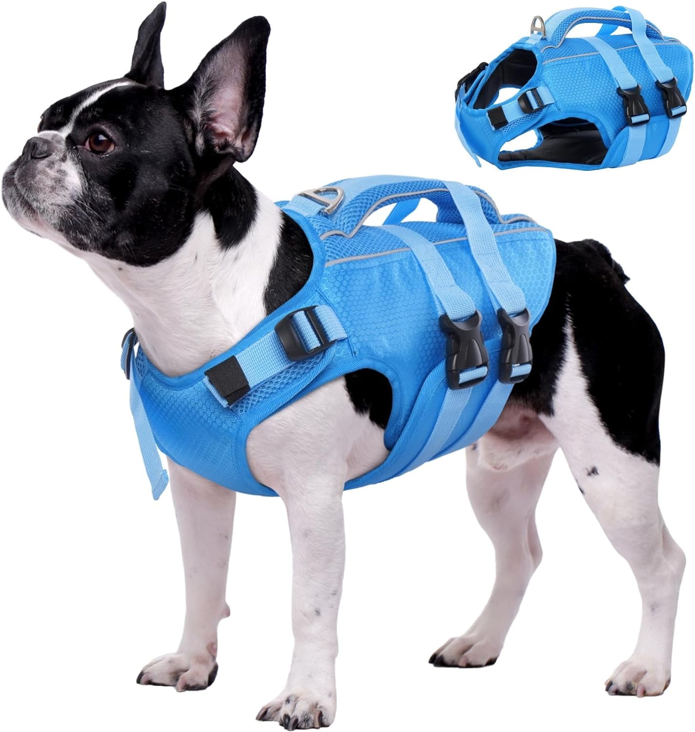 Kuoser Dog Life Jacket, Reflective and Adjustable Dog Life Vest for ...
