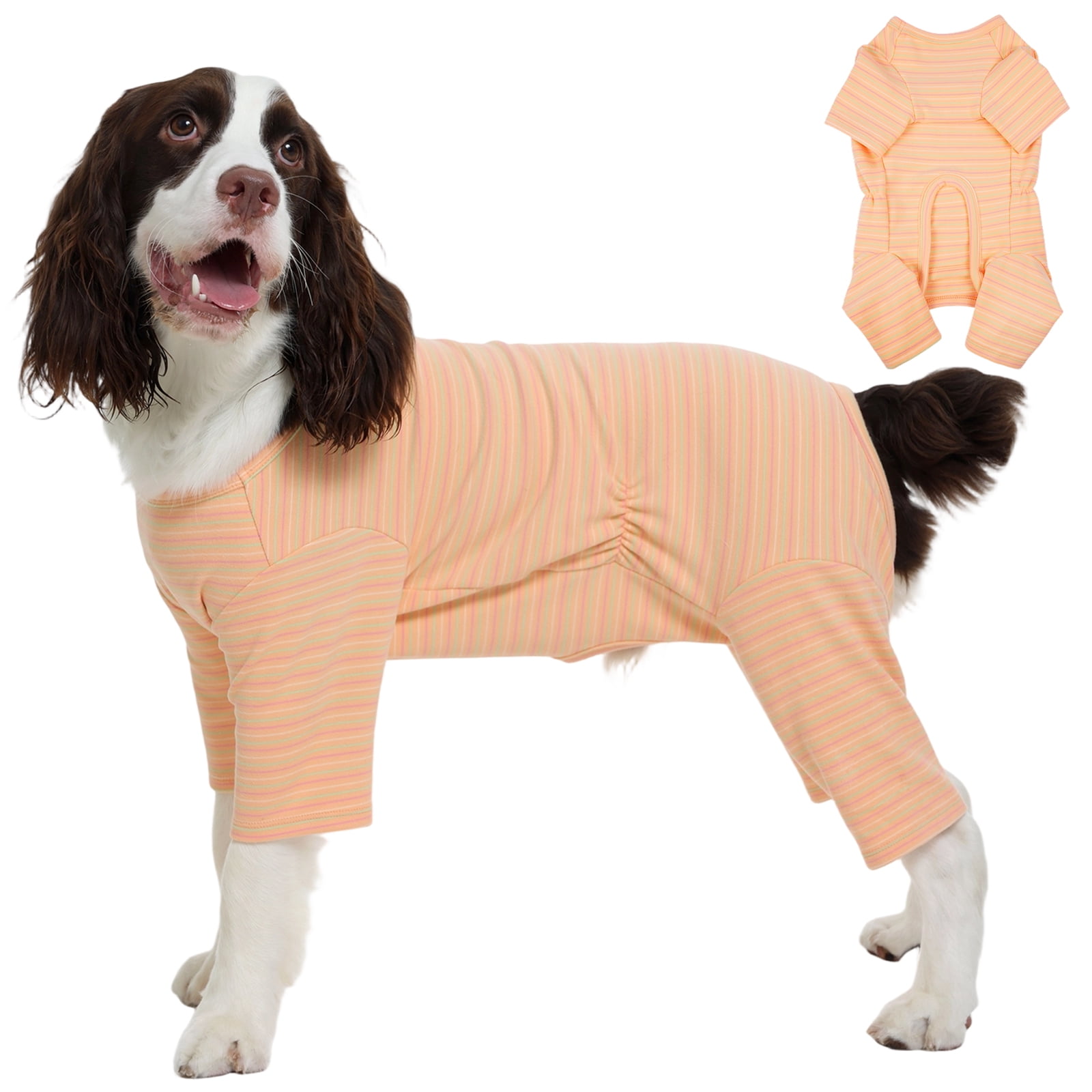 Kuoser Dog Pajamas Breathable Pet Jumpsuit Soft Onesies for Dogs, XL ...