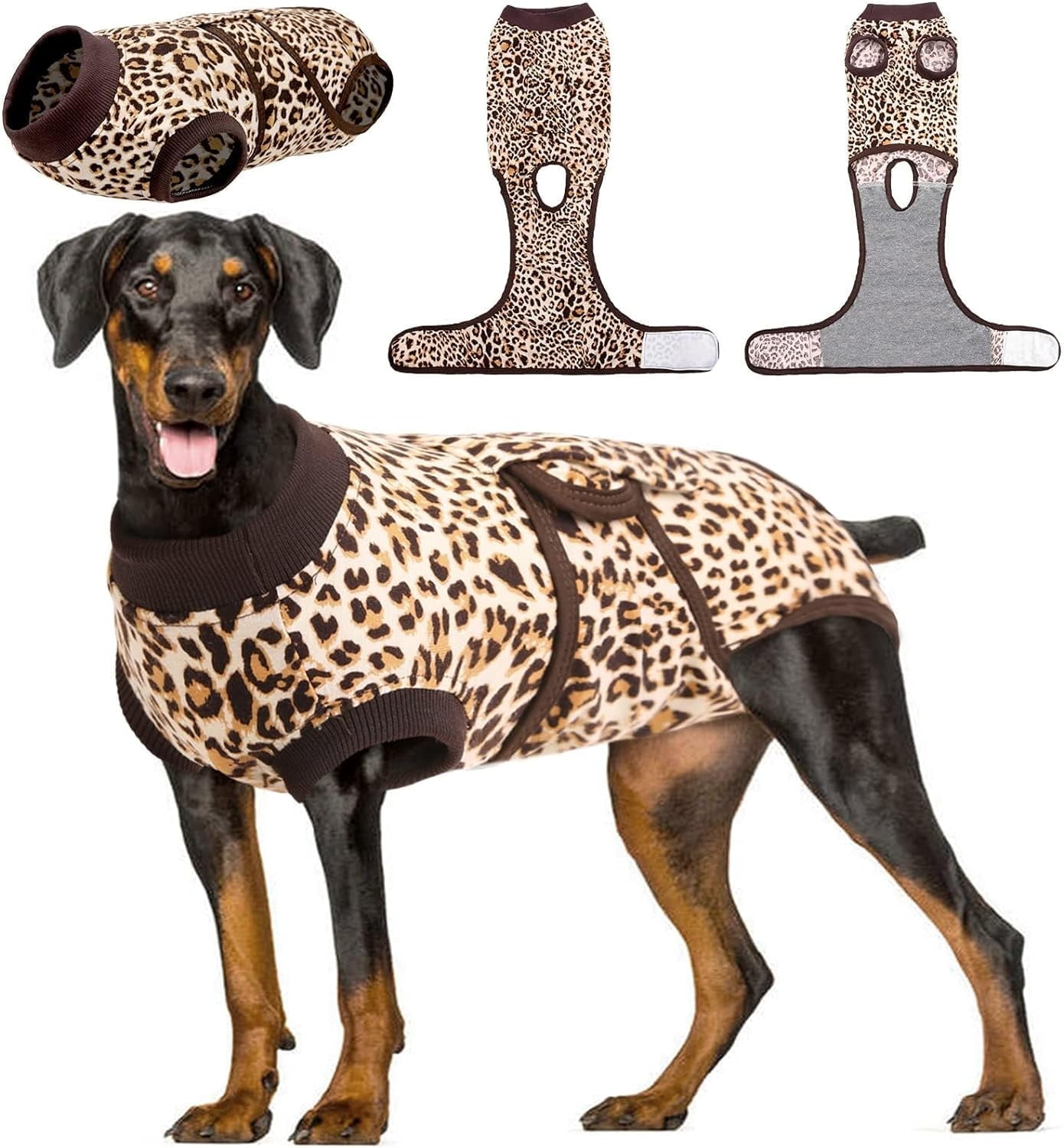 Kuoser Dog Surgical Recovery Suit, Recovery Suit for Female Male Dogs ...