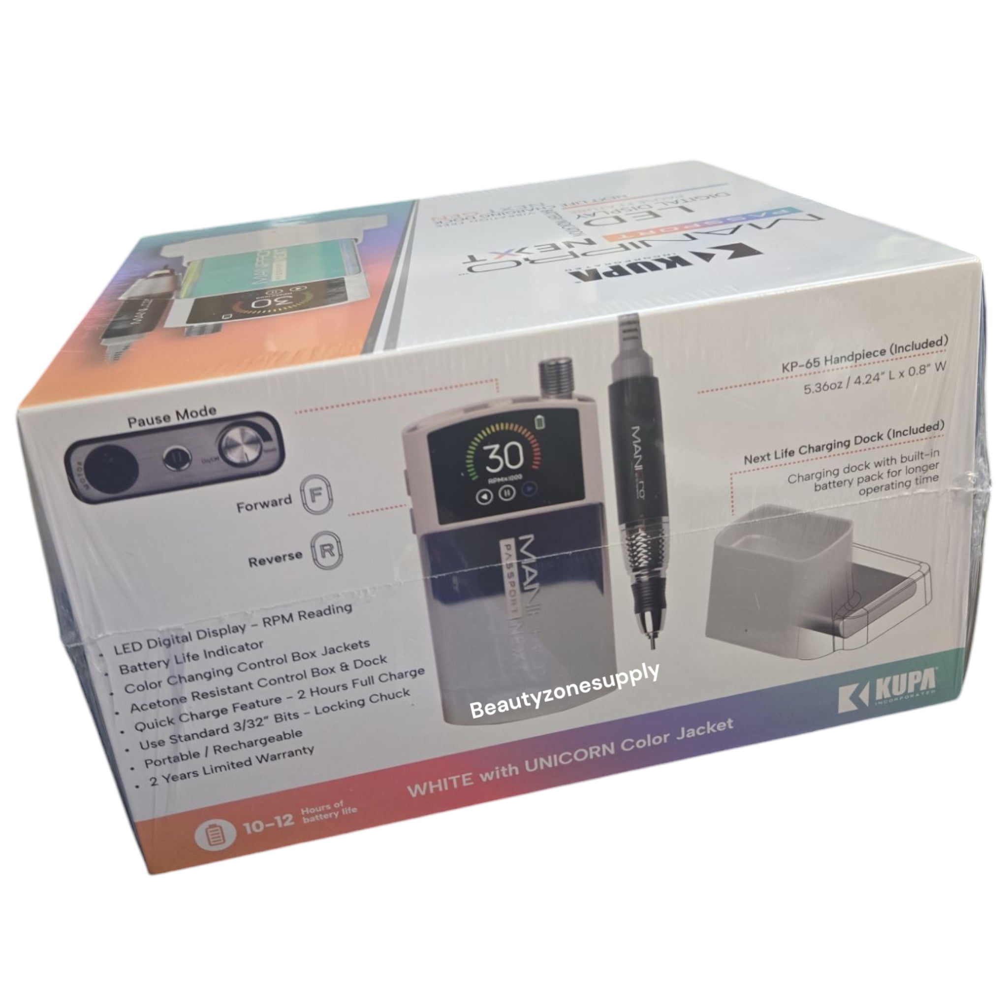 Kupa Passport Next LED Display Nail File Drill Unicorn - Walmart.com