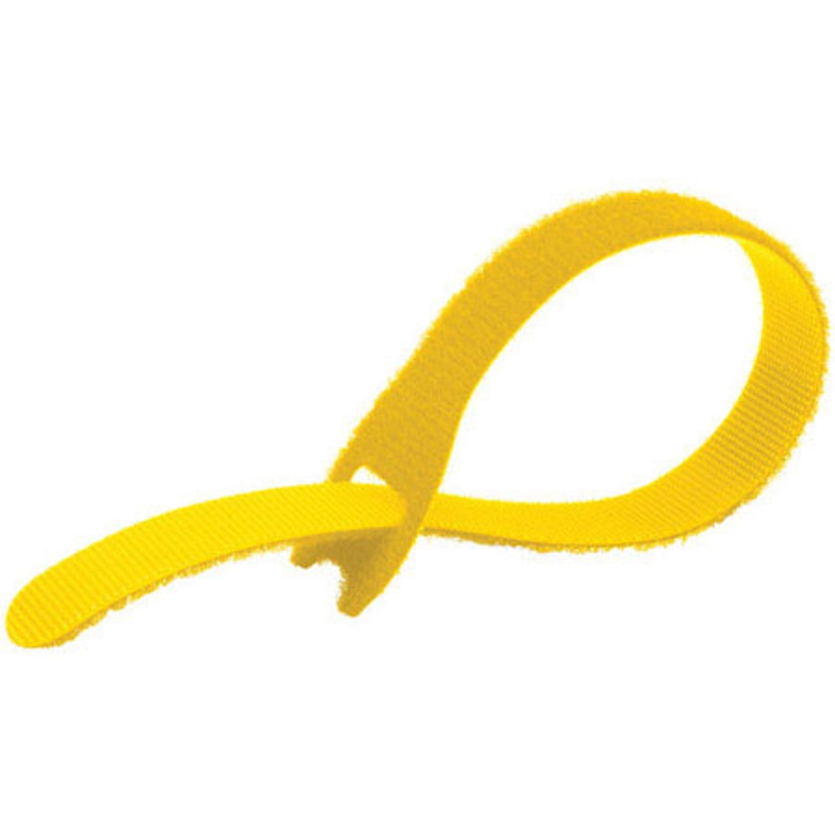 Kupo EZ-TIE Simple Cable Ties - 0.78 x 7.87", 50 Pack, Yellow - Walmart.com