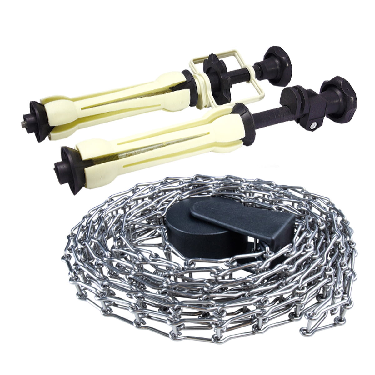 Kupo Background Paper Drive Set with 13' Metal Chain, Yellow/Gray/Black ...