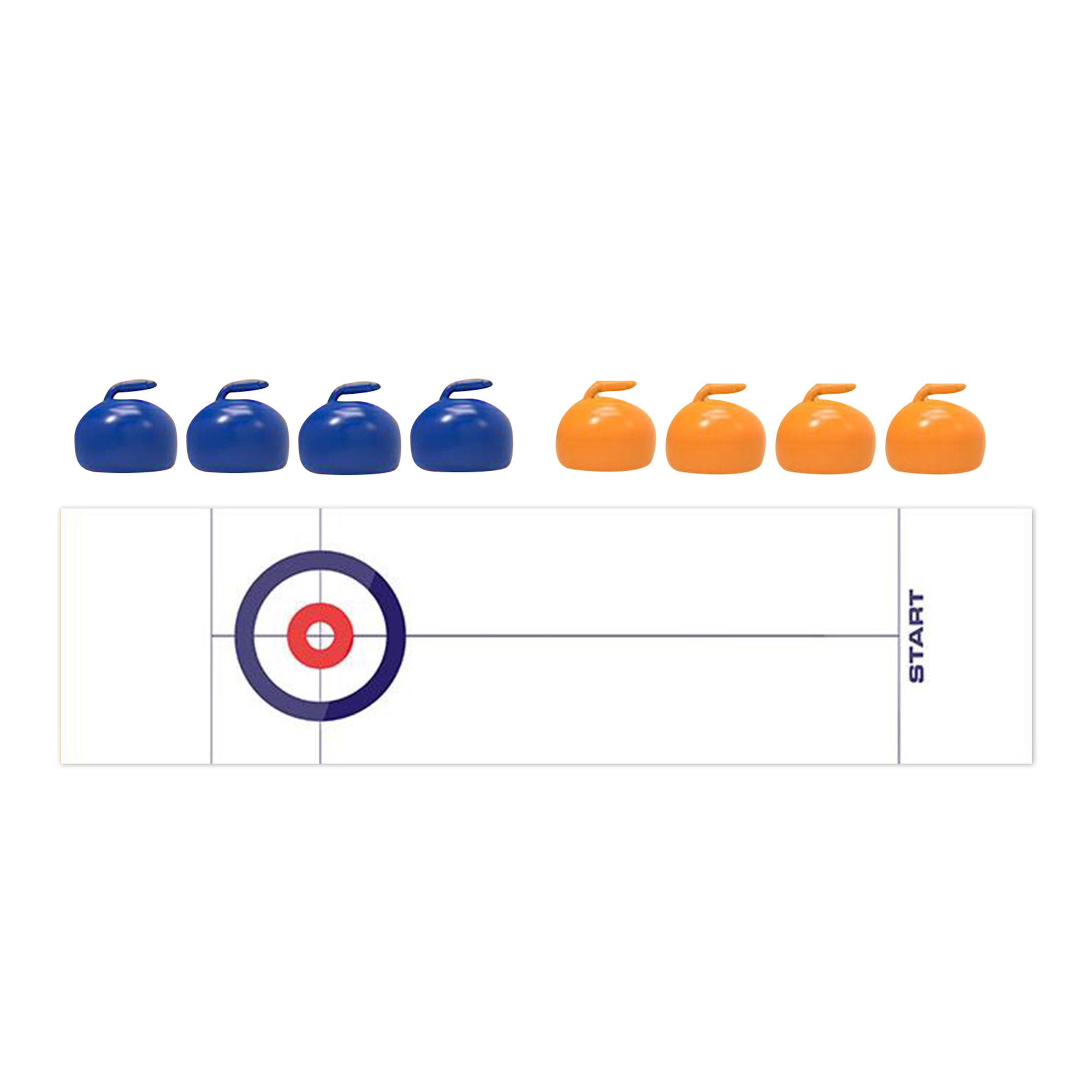 Kupretty Tabletop Curling Game, Funny Board Game Interactive Kids Toy ...