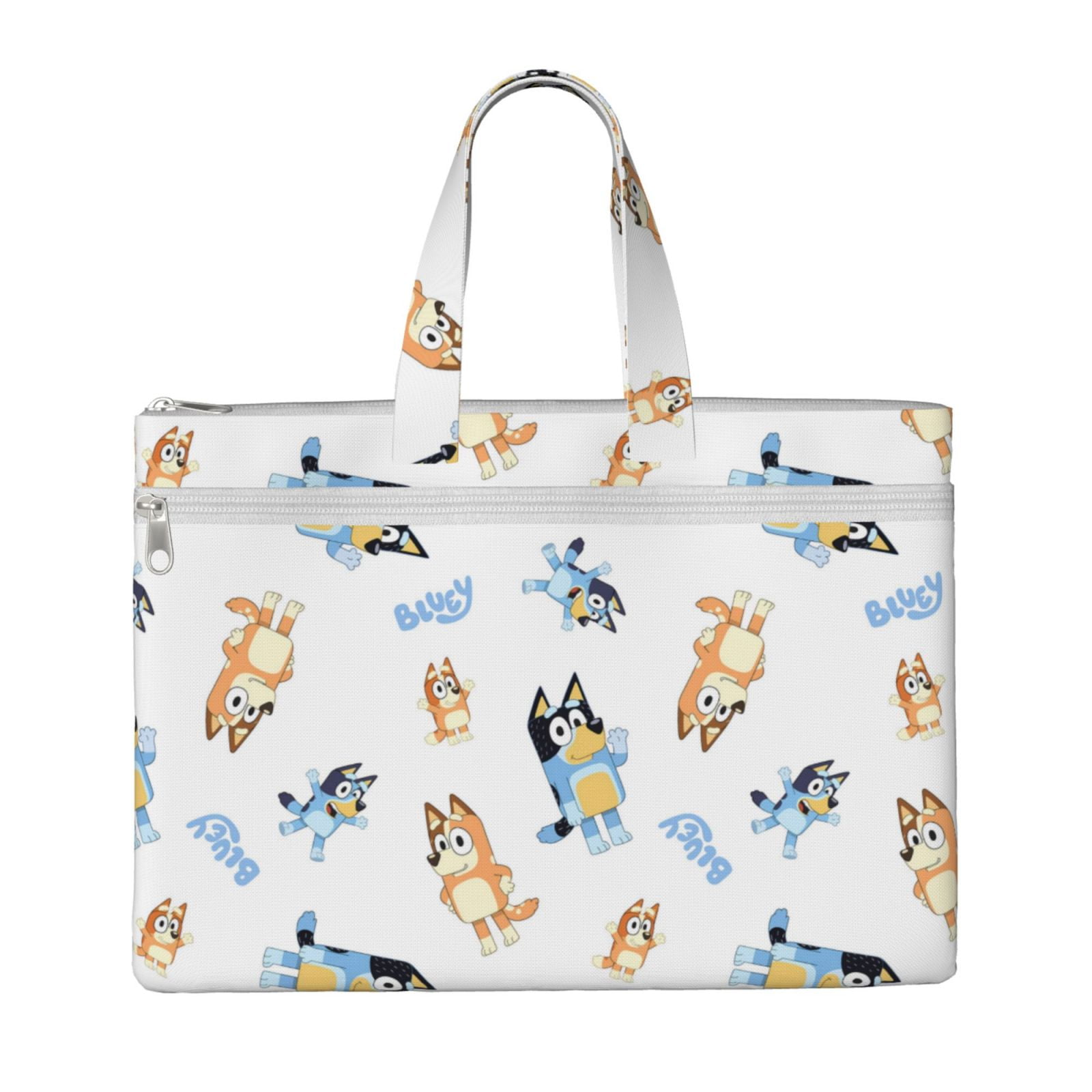 Kuqiui Bluey Print Desk File Organizer Tote Bag for Legal Size File ...