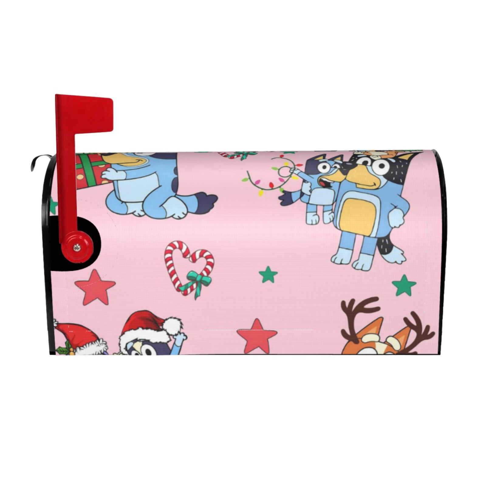 Kuqiui Bluey Print Magnetic Mailbox Cover,25.5x21 in Mailbox Cover ...