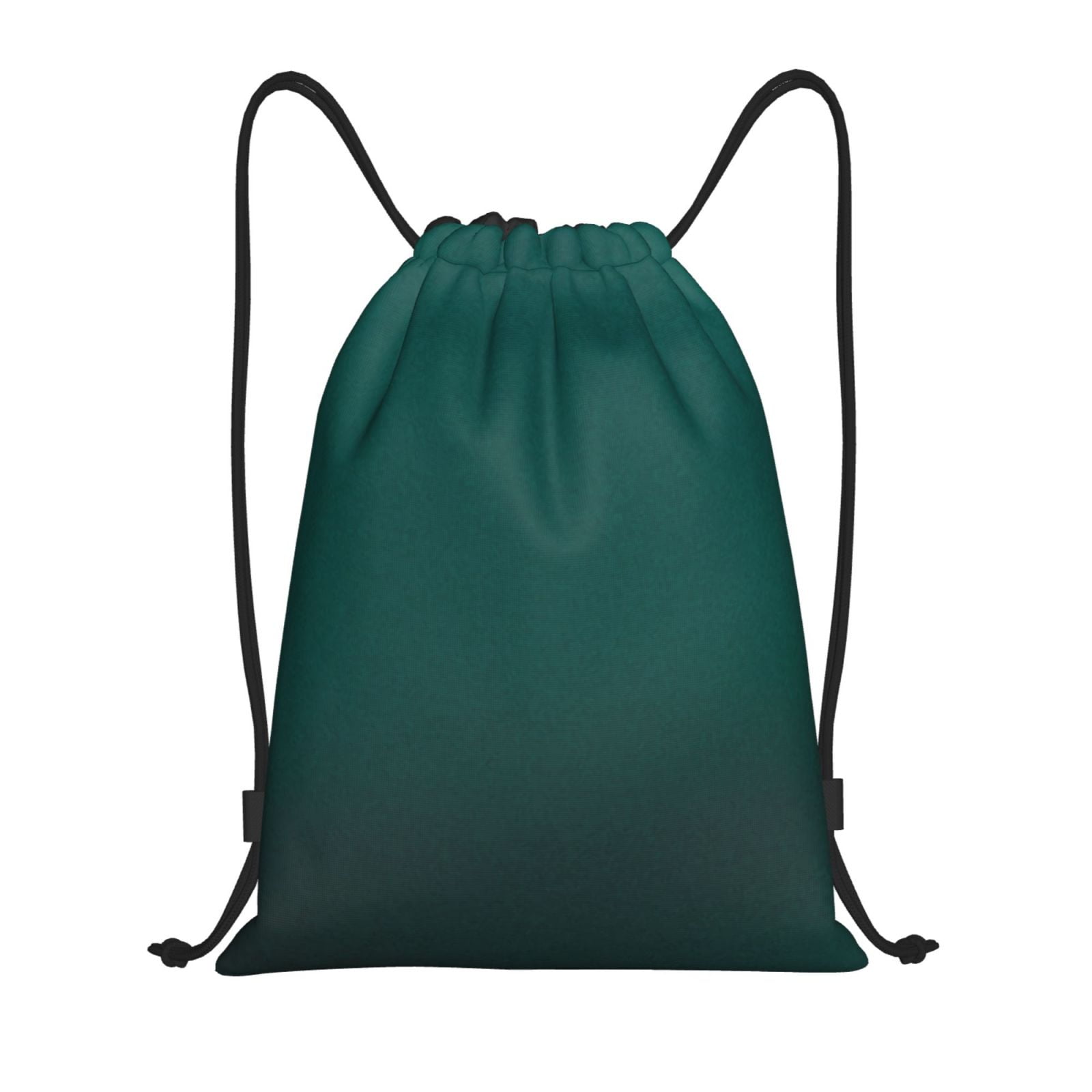Kuqiui Dark teal green Print Drawstring Backpack Drawstring Bags,Draw ...
