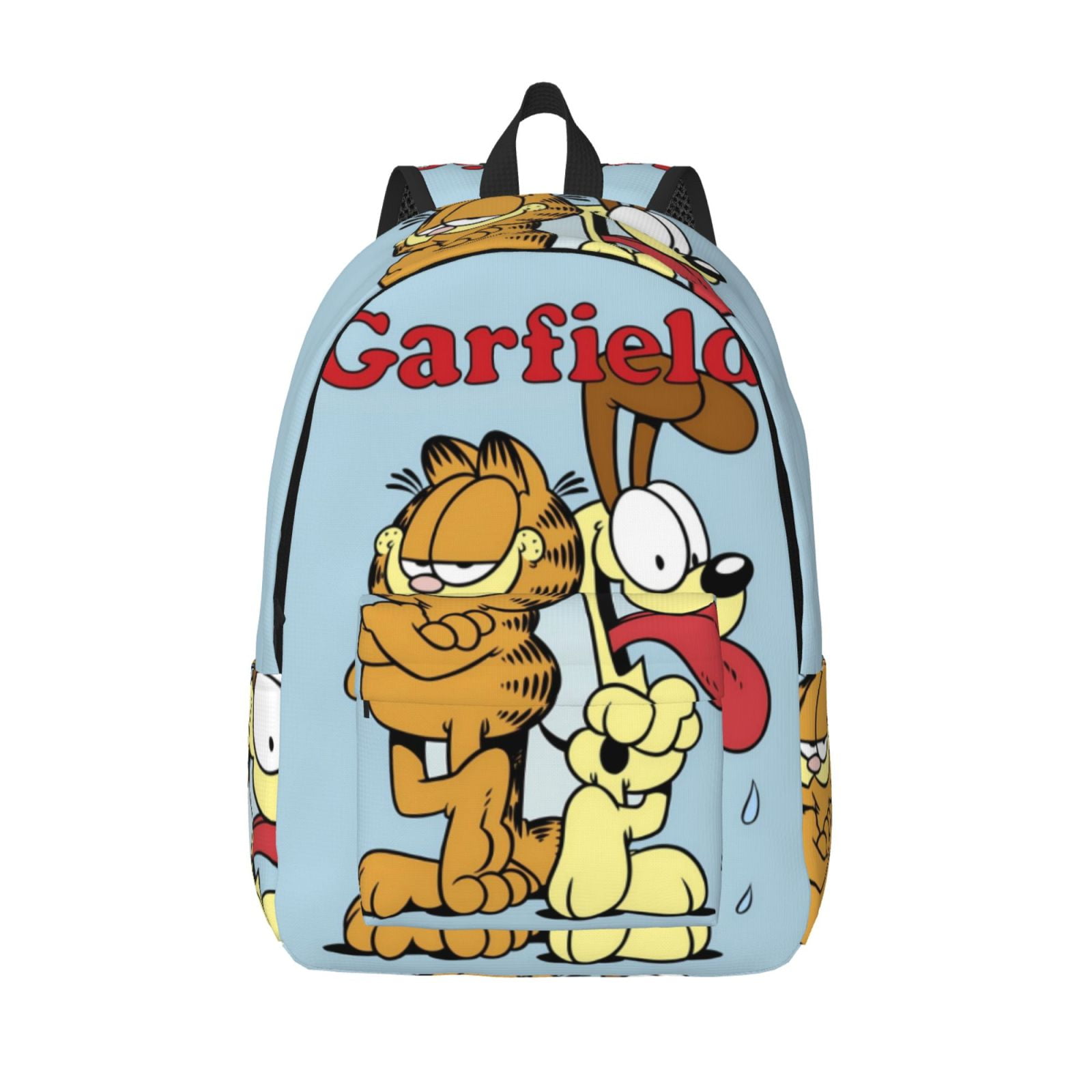 Kuqiui Garfield Print Canvas Travel Laptop Backpack for Men Women ...