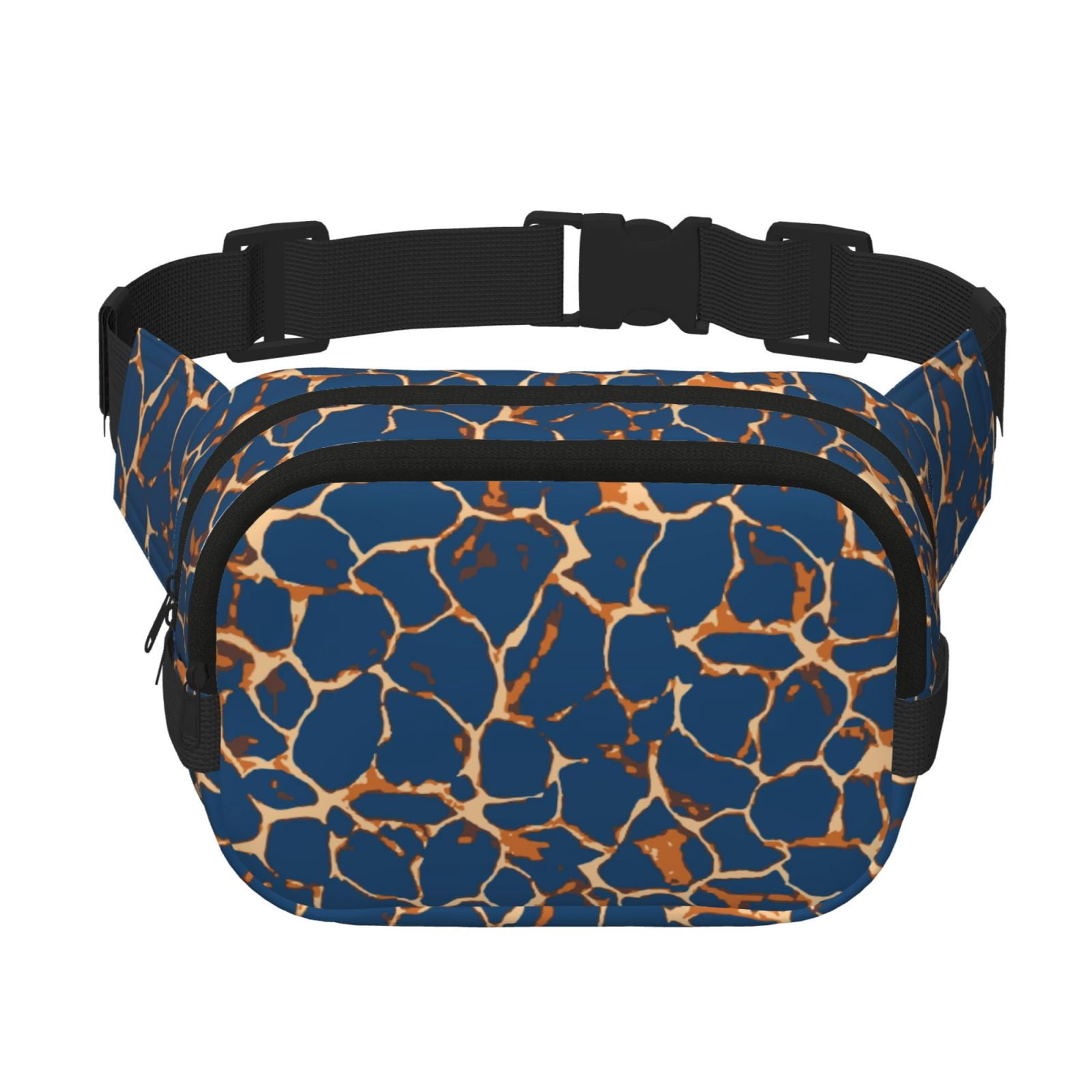 Kuqiui Giraffe Skin Print Fanny Packs for Women Cross Body Waist Bag ...