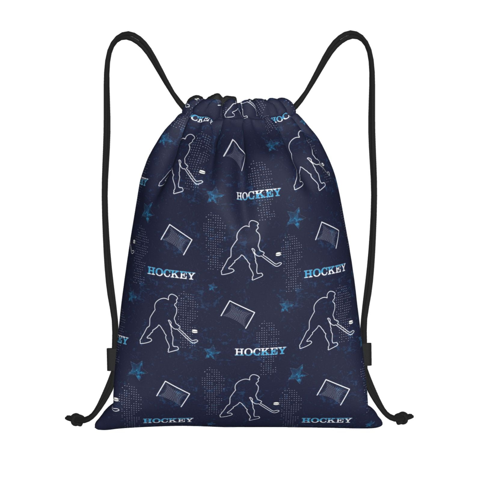 Kuqiui Hockey Players Print Drawstring Backpack Drawstring Bags,Draw ...