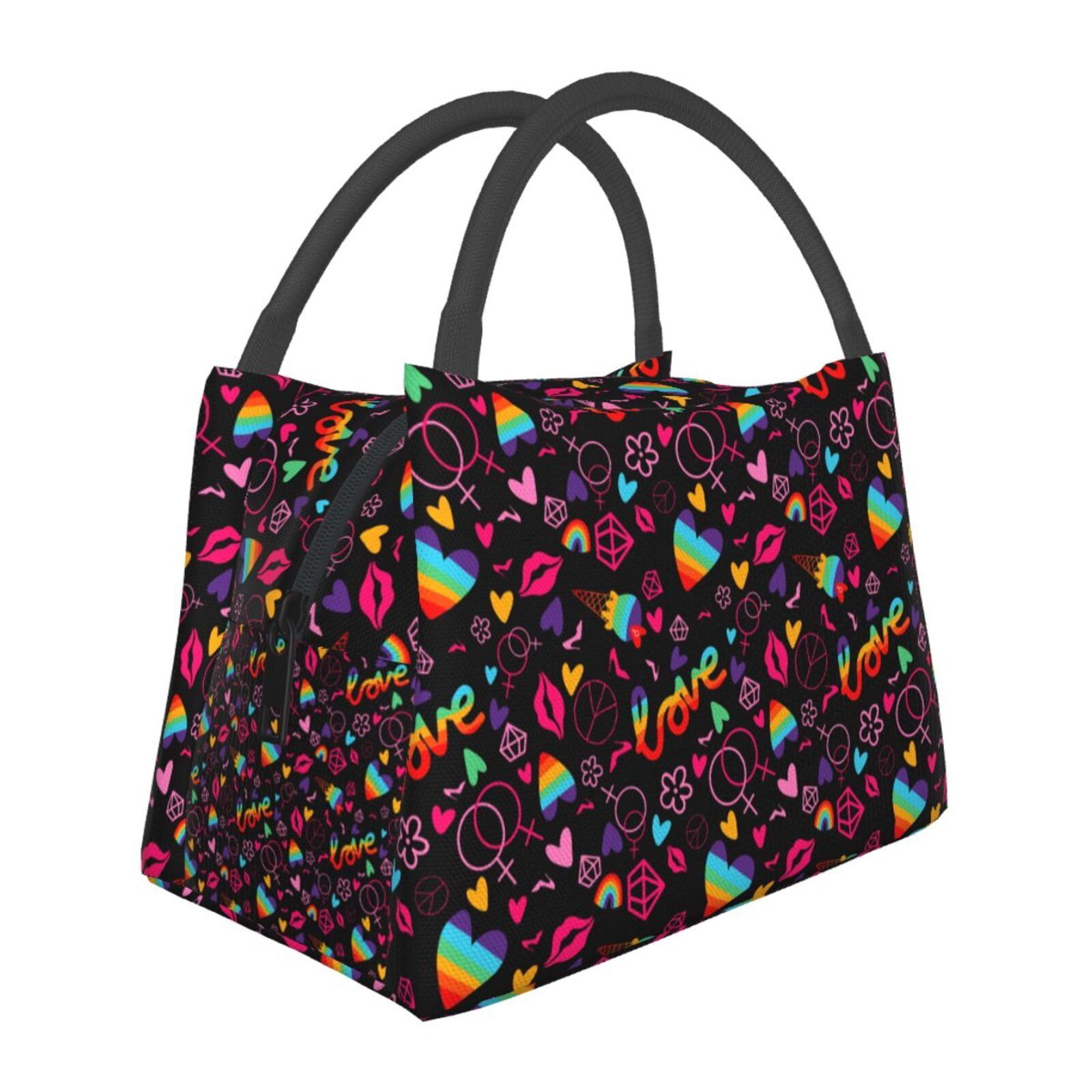 Kuqiui Lunch Bag for Women/Men,Waterproof Reusable Portable Lunch Tote ...