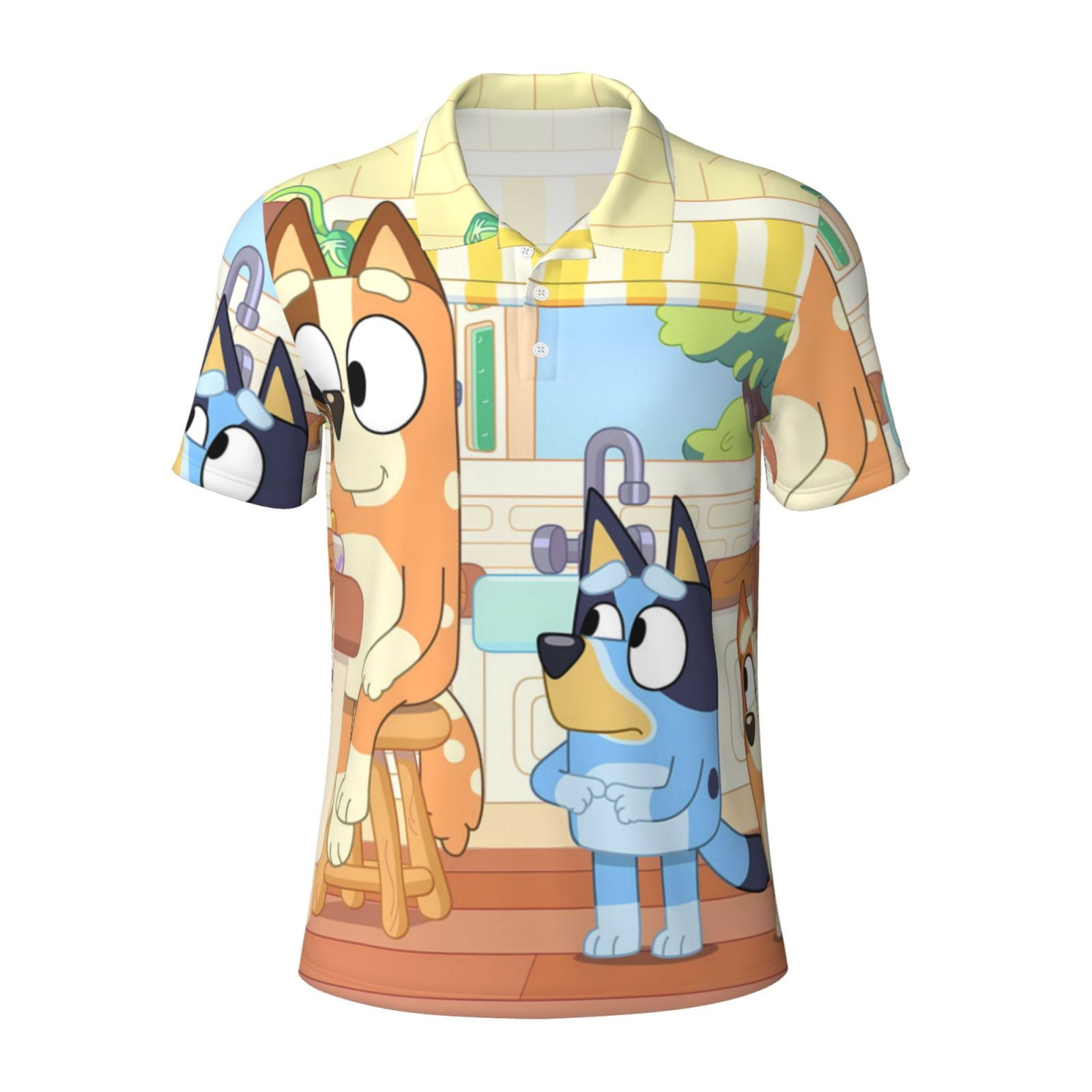 Kuqiui Mens Golf Polo Shirt Dry Fit Performance Sport Short Sleeve Golf ...