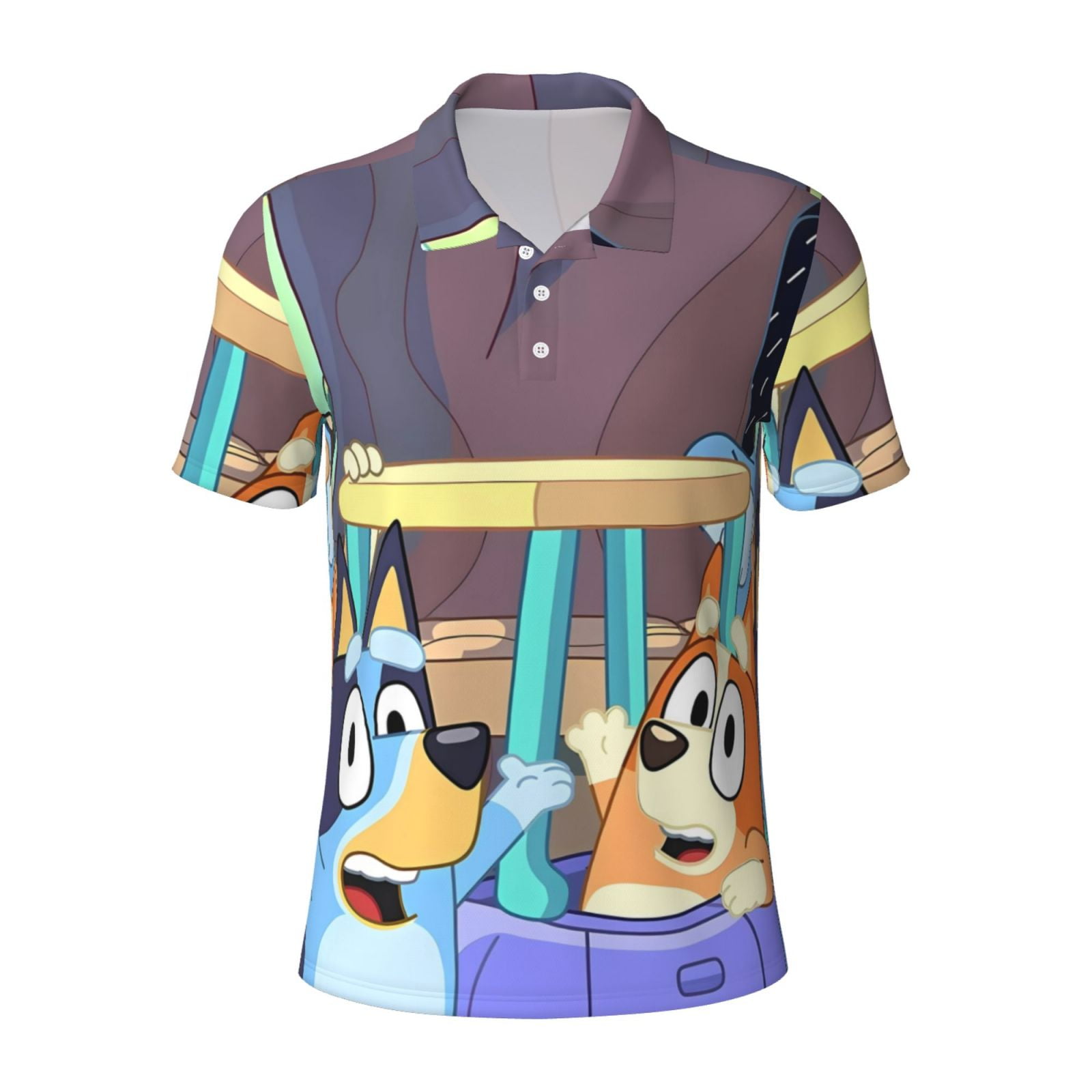 Kuqiui Mens Golf Polo Shirt Dry Fit Performance Sport Short Sleeve Golf ...