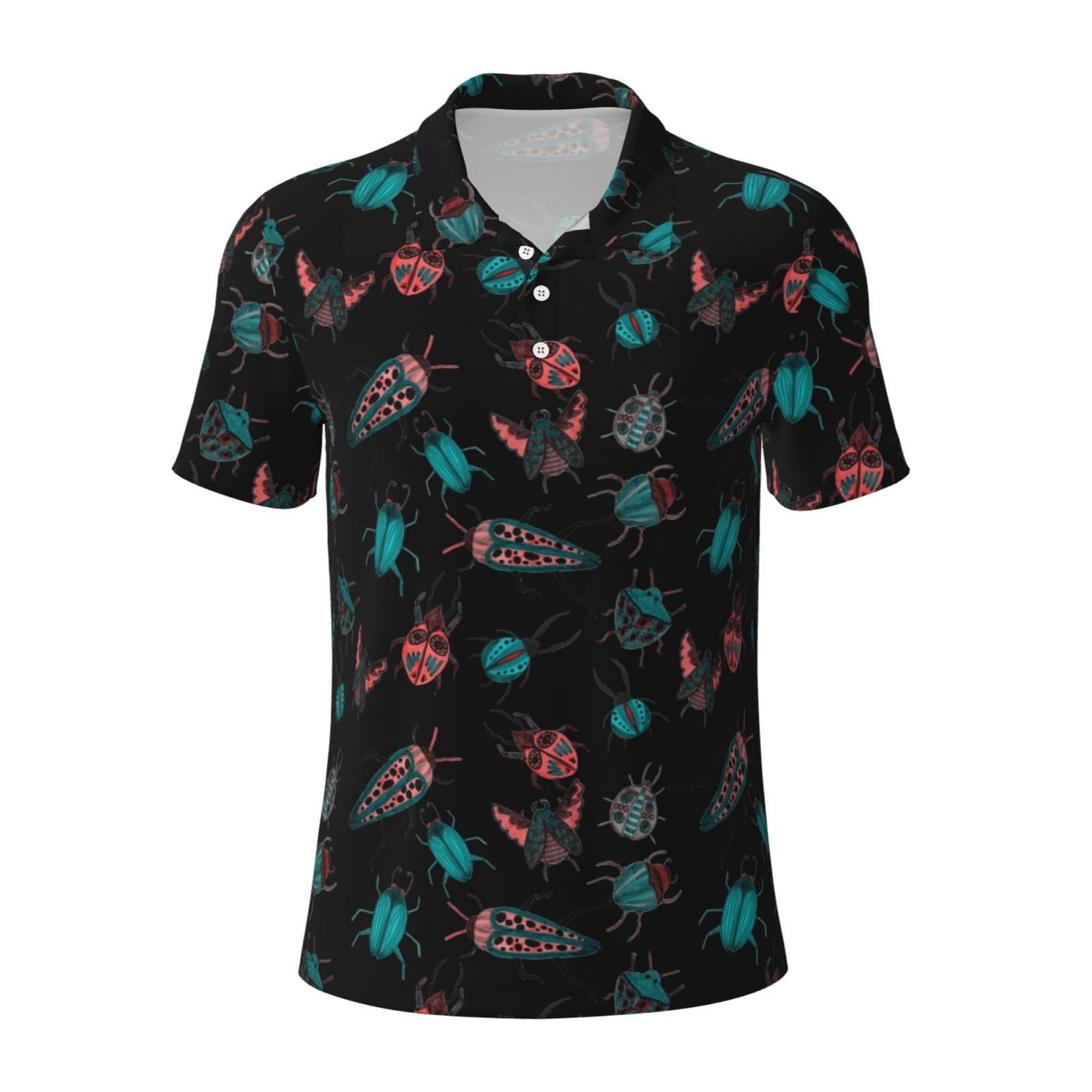 Kuqiui Mens Golf Polo Shirt Dry Fit Performance Sport Short Sleeve Golf ...