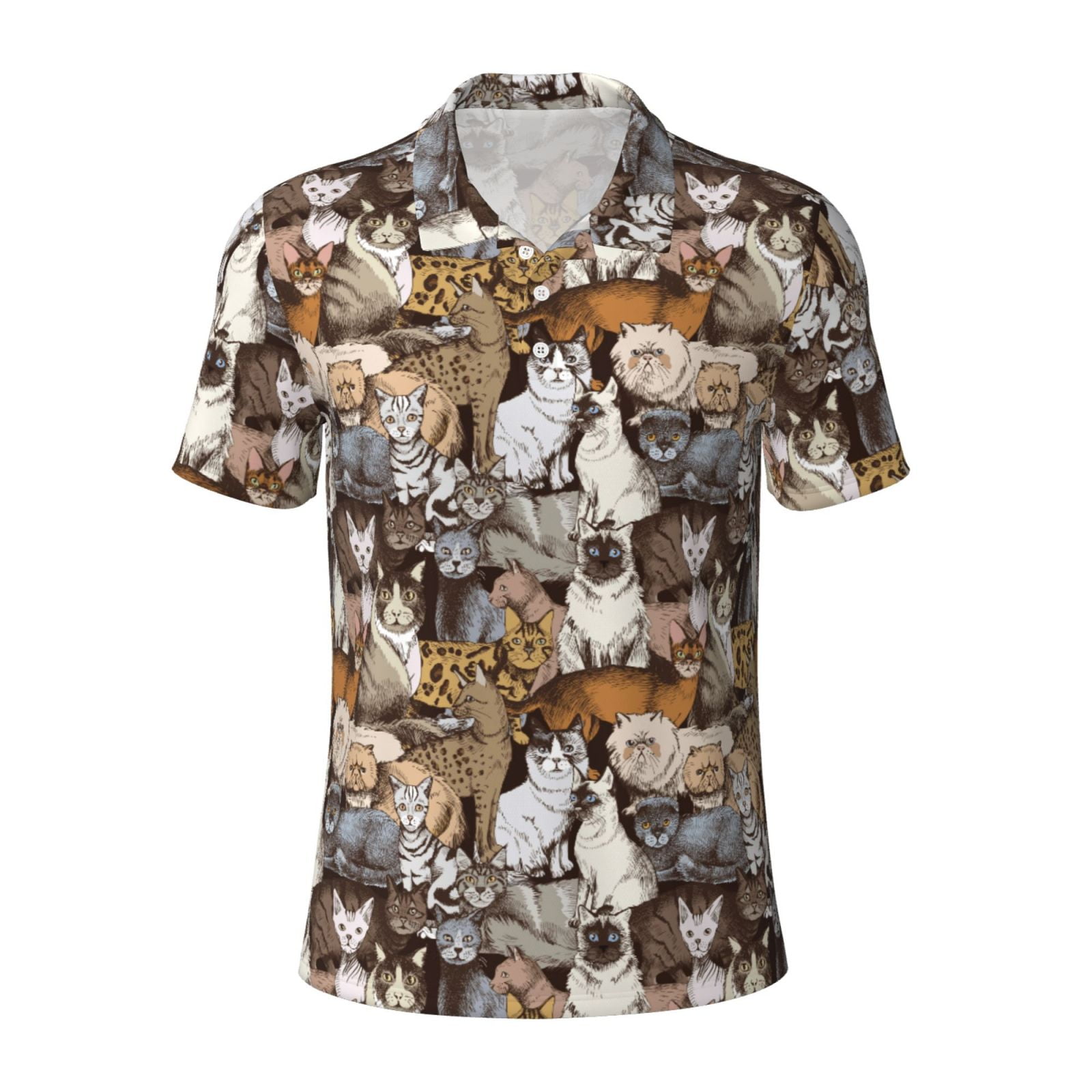 Kuqiui Mens Golf Polo Shirt Dry Fit Performance Sport Short Sleeve Golf ...