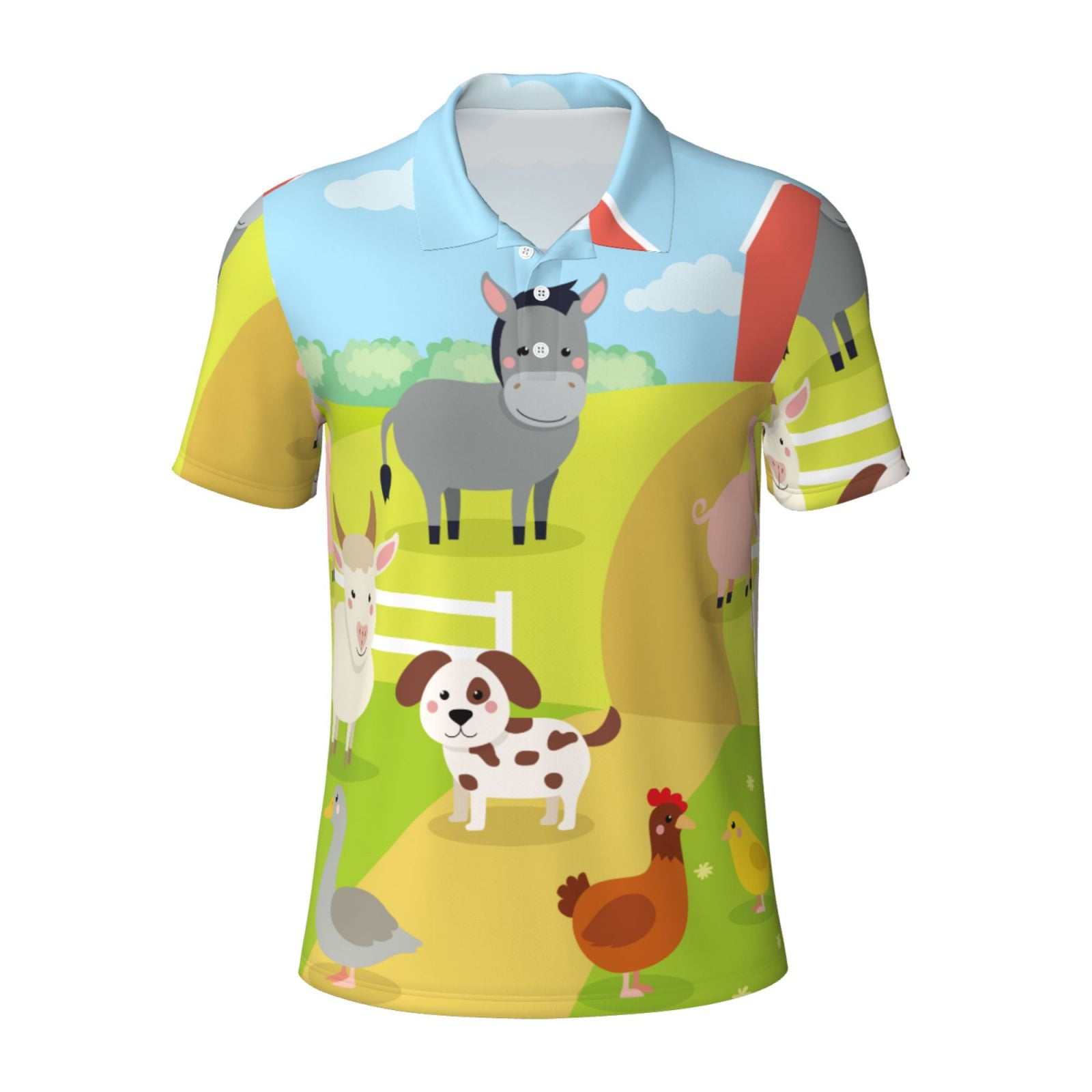 Kuqiui Mens Golf Polo Shirt Dry Fit Performance Sport Short Sleeve Golf ...