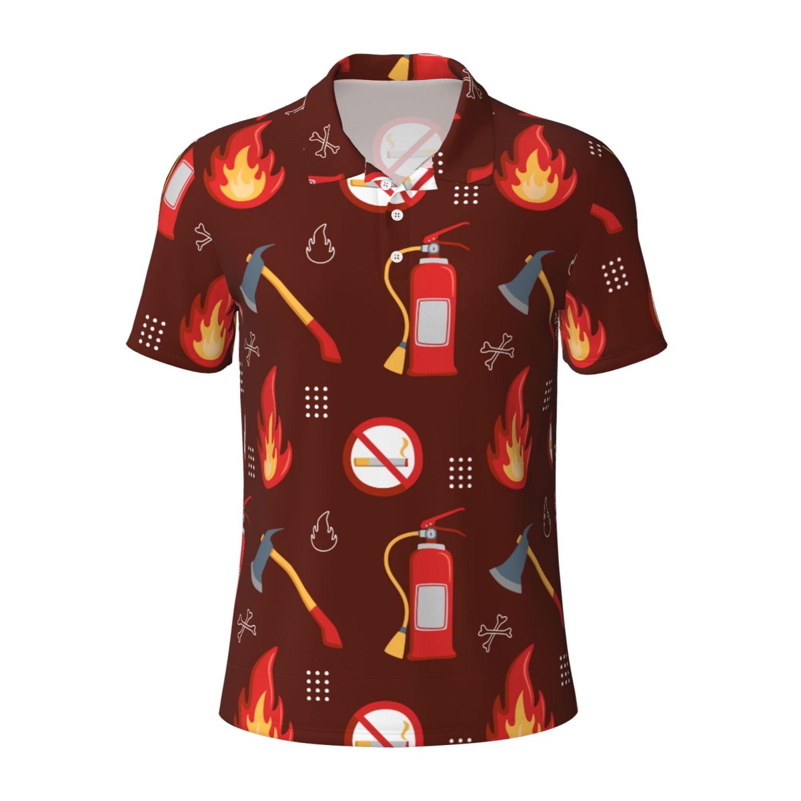 Kuqiui Mens Golf Polo Shirt Dry Fit Performance Sport Short Sleeve Golf ...