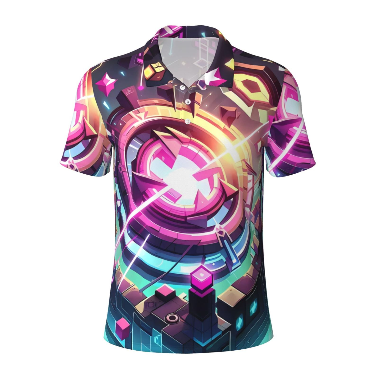 Kuqiui Mens Golf Polo Shirt Dry Fit Performance Sport Short Sleeve Golf ...