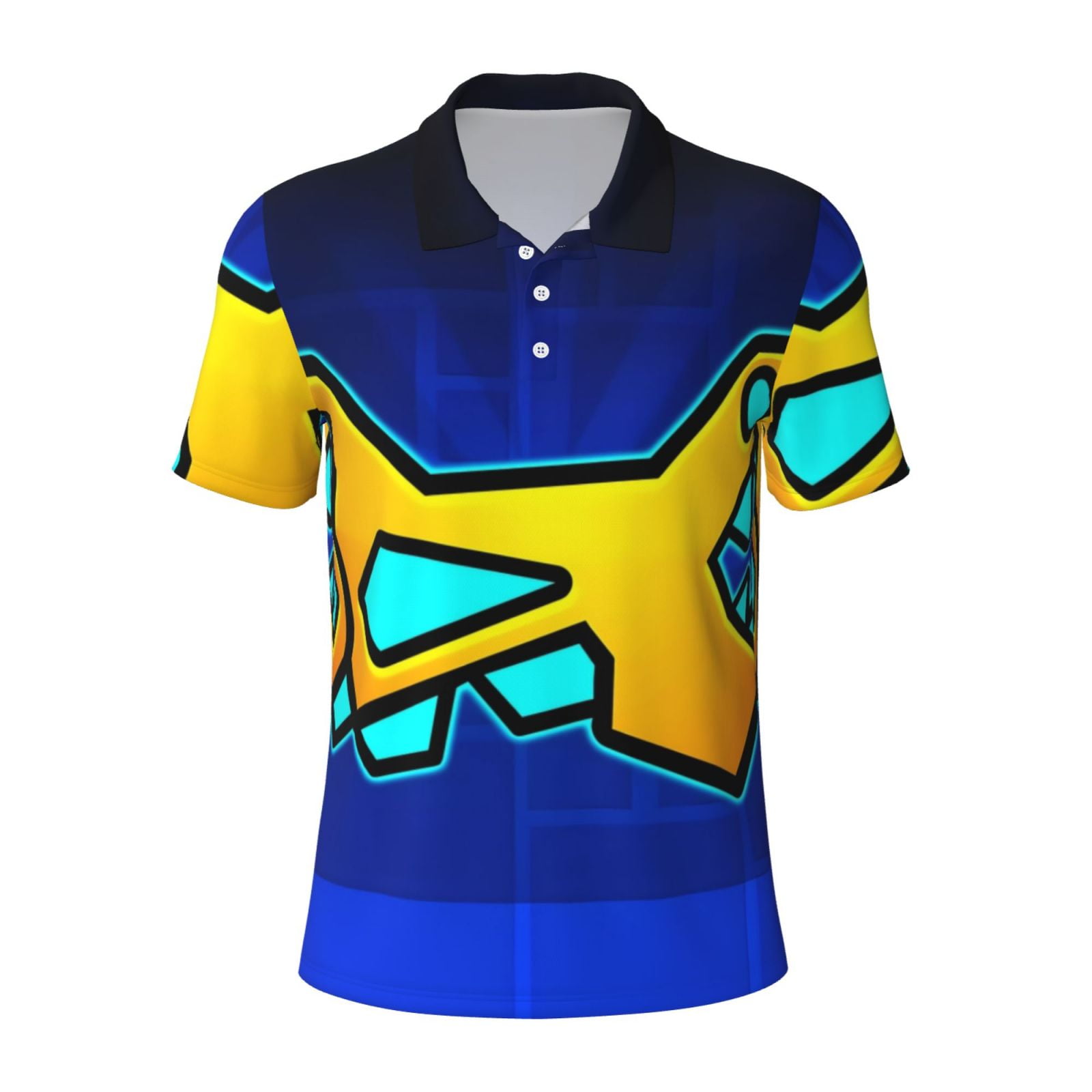 Kuqiui Mens Golf Polo Shirt Dry Fit Performance Sport Short Sleeve Golf ...