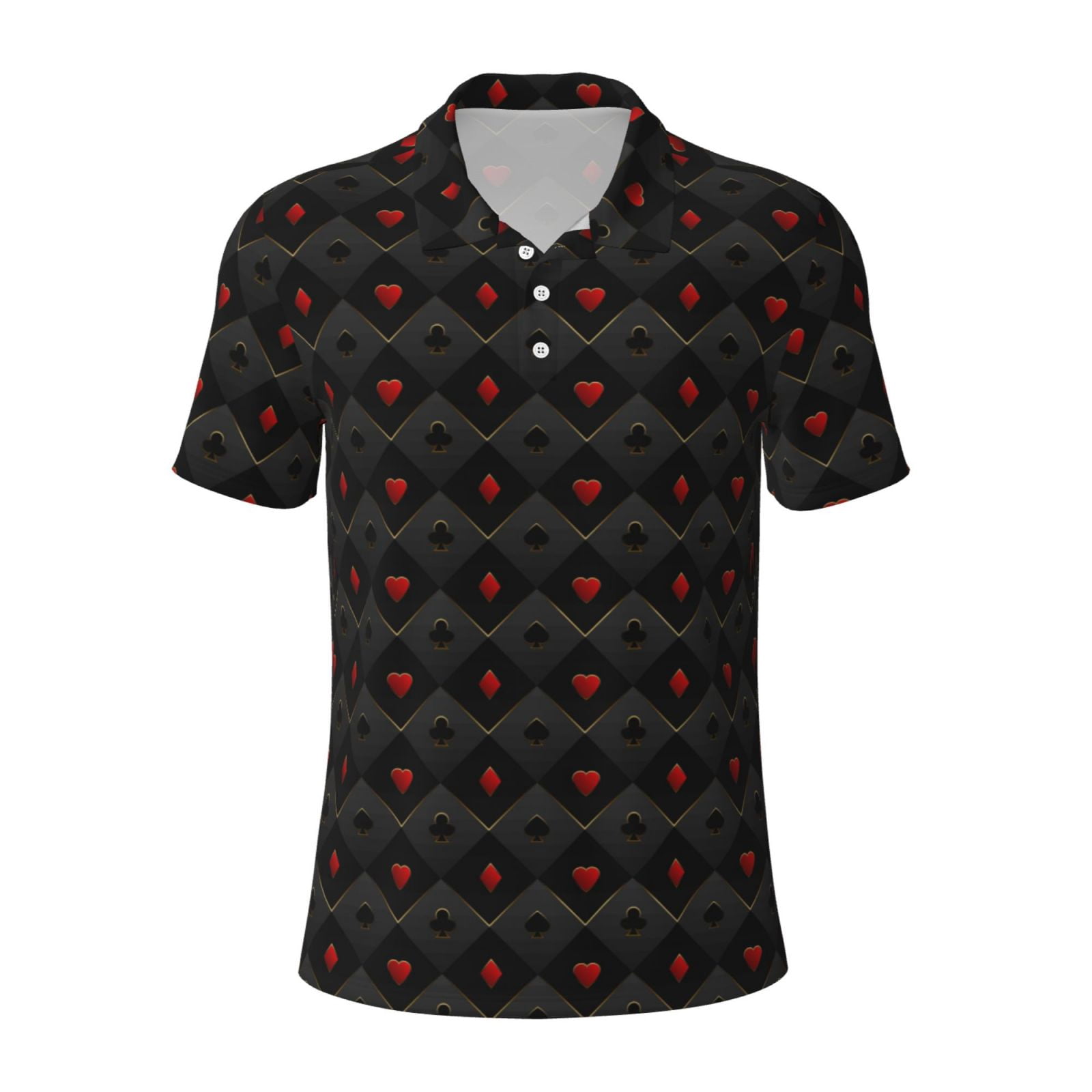 Kuqiui Mens Golf Polo Shirt Dry Fit Performance Sport Short Sleeve Golf ...