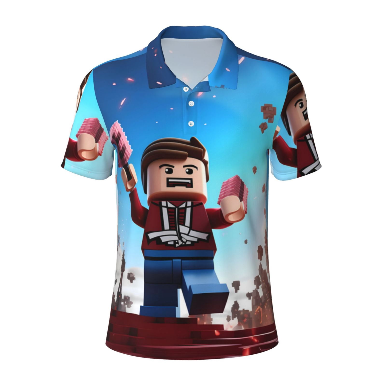 Kuqiui Mens Golf Polo Shirt Dry Fit Performance Sport Short Sleeve Golf ...