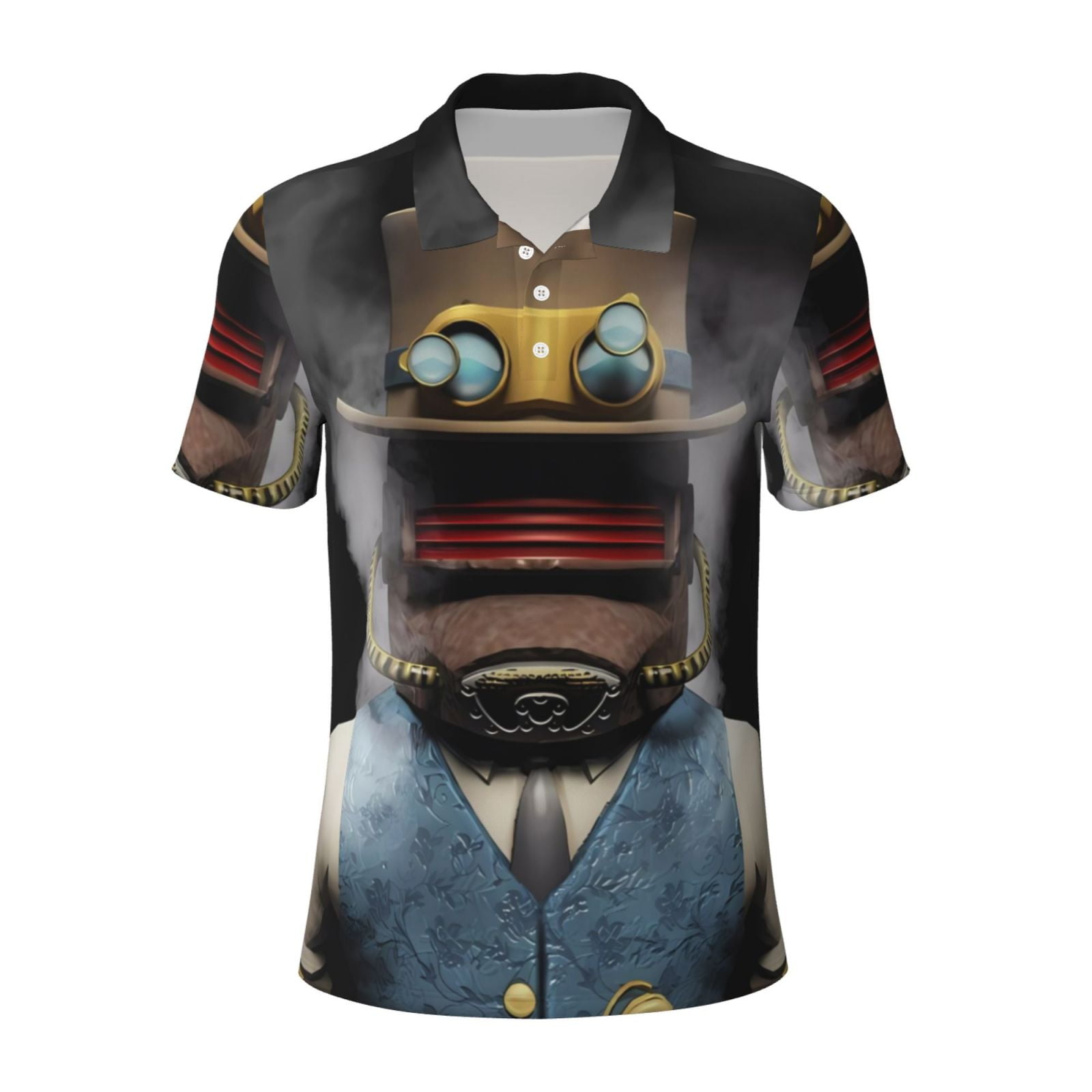 Kuqiui Mens Golf Polo Shirt Dry Fit Performance Sport Short Sleeve Golf ...