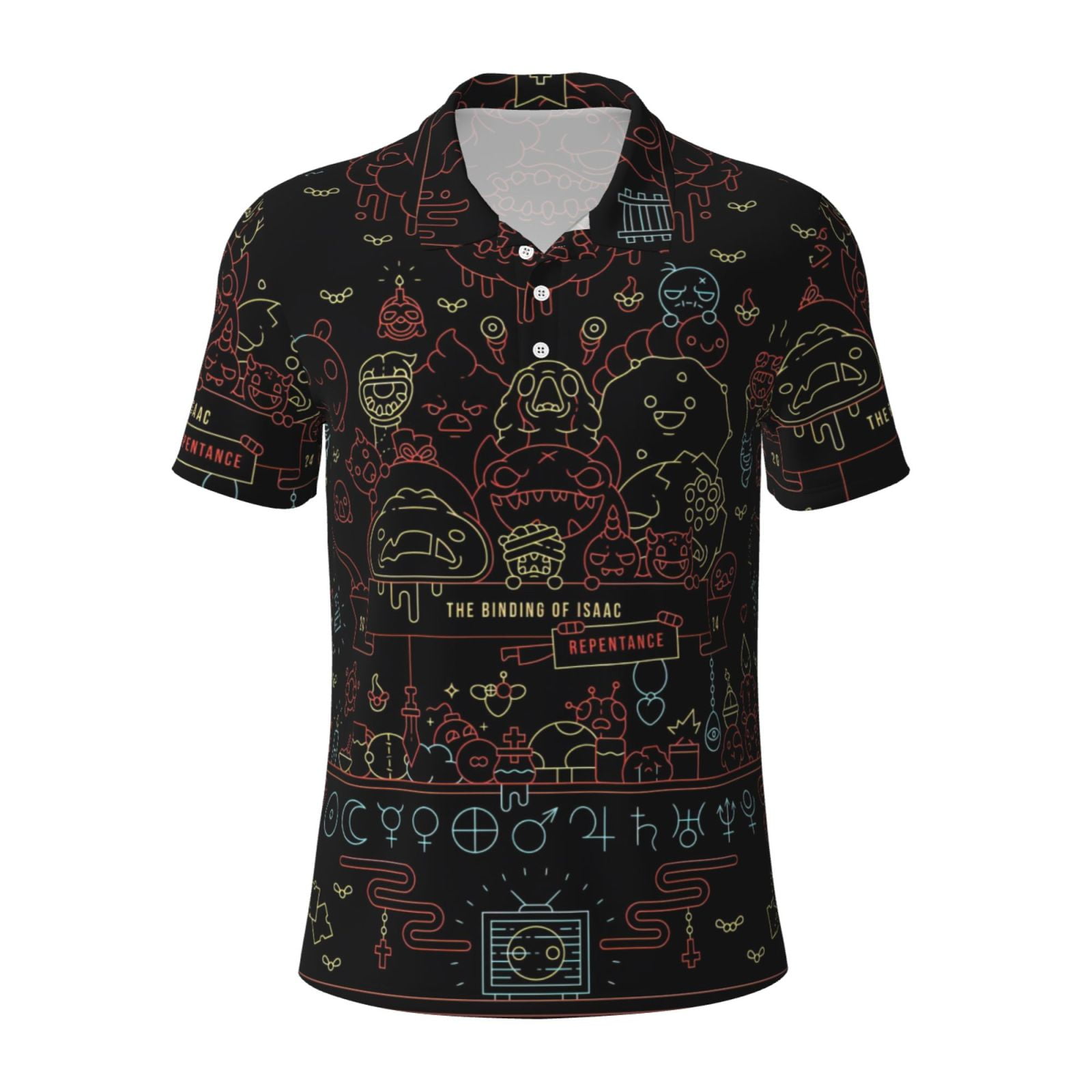 Kuqiui Mens Golf Polo Shirt Dry Fit Performance Sport Short Sleeve Golf ...