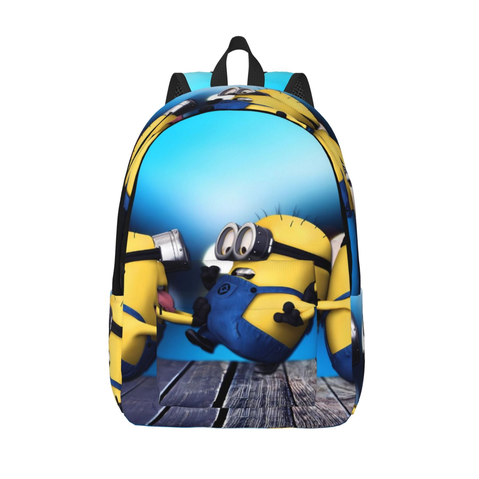 Kuqiui Minions Print Canvas Travel Laptop Backpack for Men Women ...