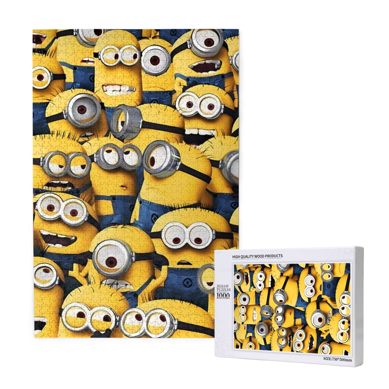 Kuqiui Minions Print Puzzle Tree of Life Puzzles for Adults 1000 Pieces ...