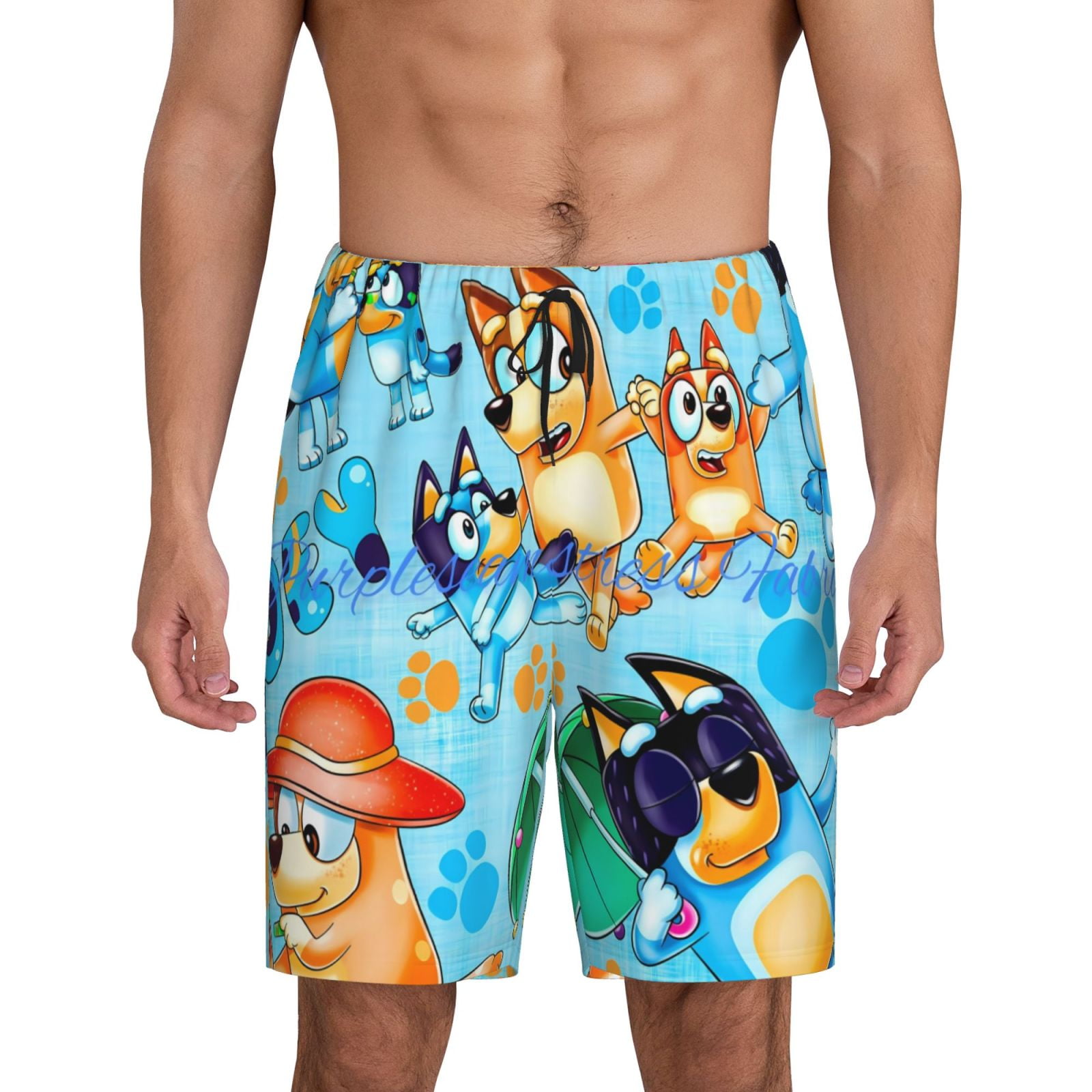 Kuqiui Pajama Shorts Mens Pajama Bottoms for Men Pjs Lounge Sleep ...