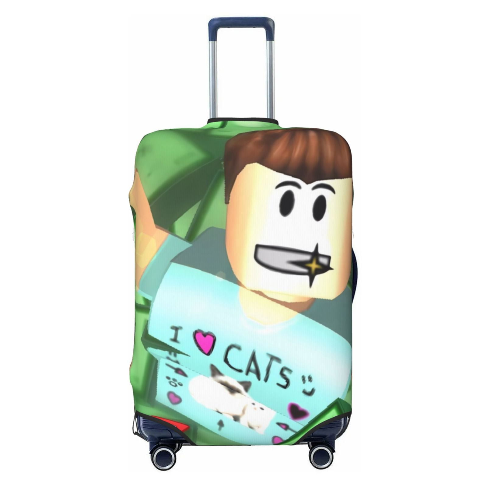 Kuqiui Roblox Print Luggage Covers for Suitcase,Elastic Washable ...