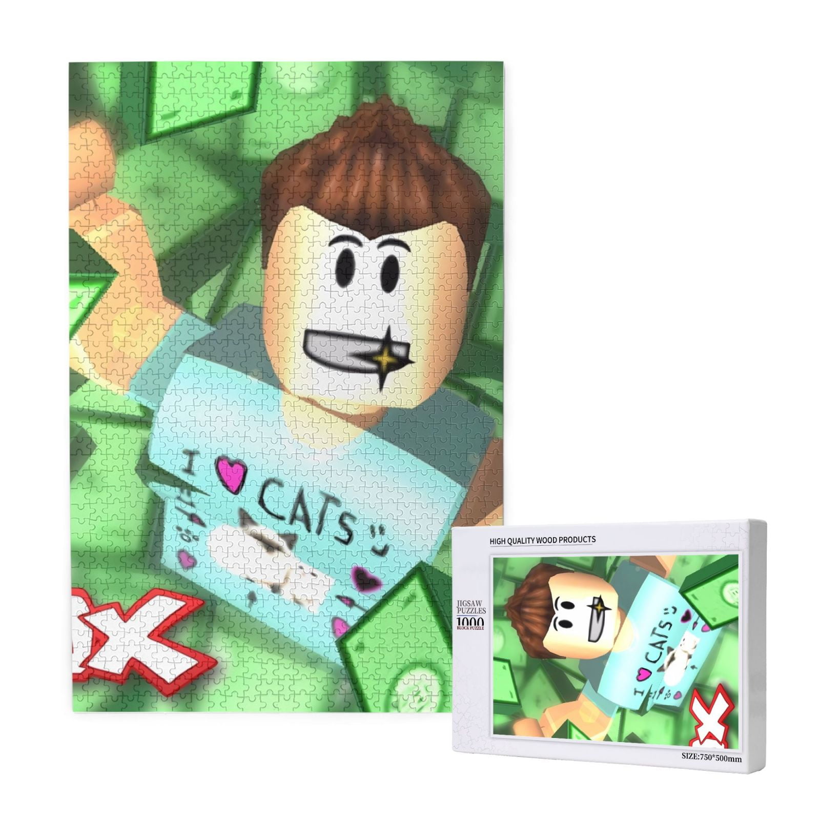 Kuqiui Roblox Print Puzzle Tree of Life Puzzles for Adults 1000 Pieces ...