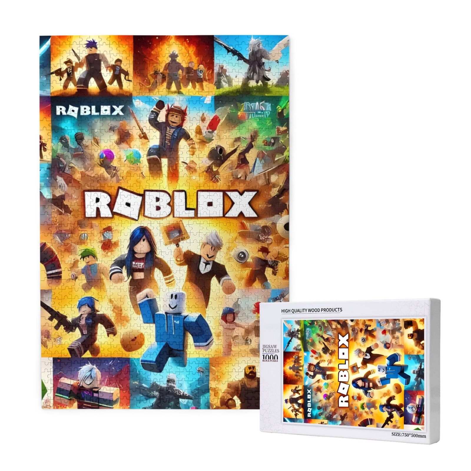 Kuqiui Roblox Print Puzzle Tree of Life Puzzles for Adults 1000 Pieces ...