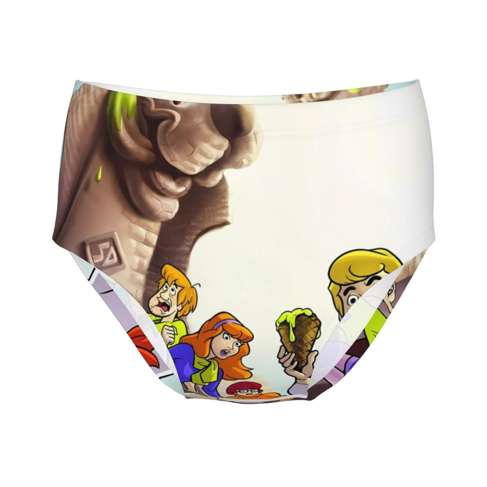 Kuqiui Scooby-Doo Print Brief Underwear, Stretch Cotton Panties for ...