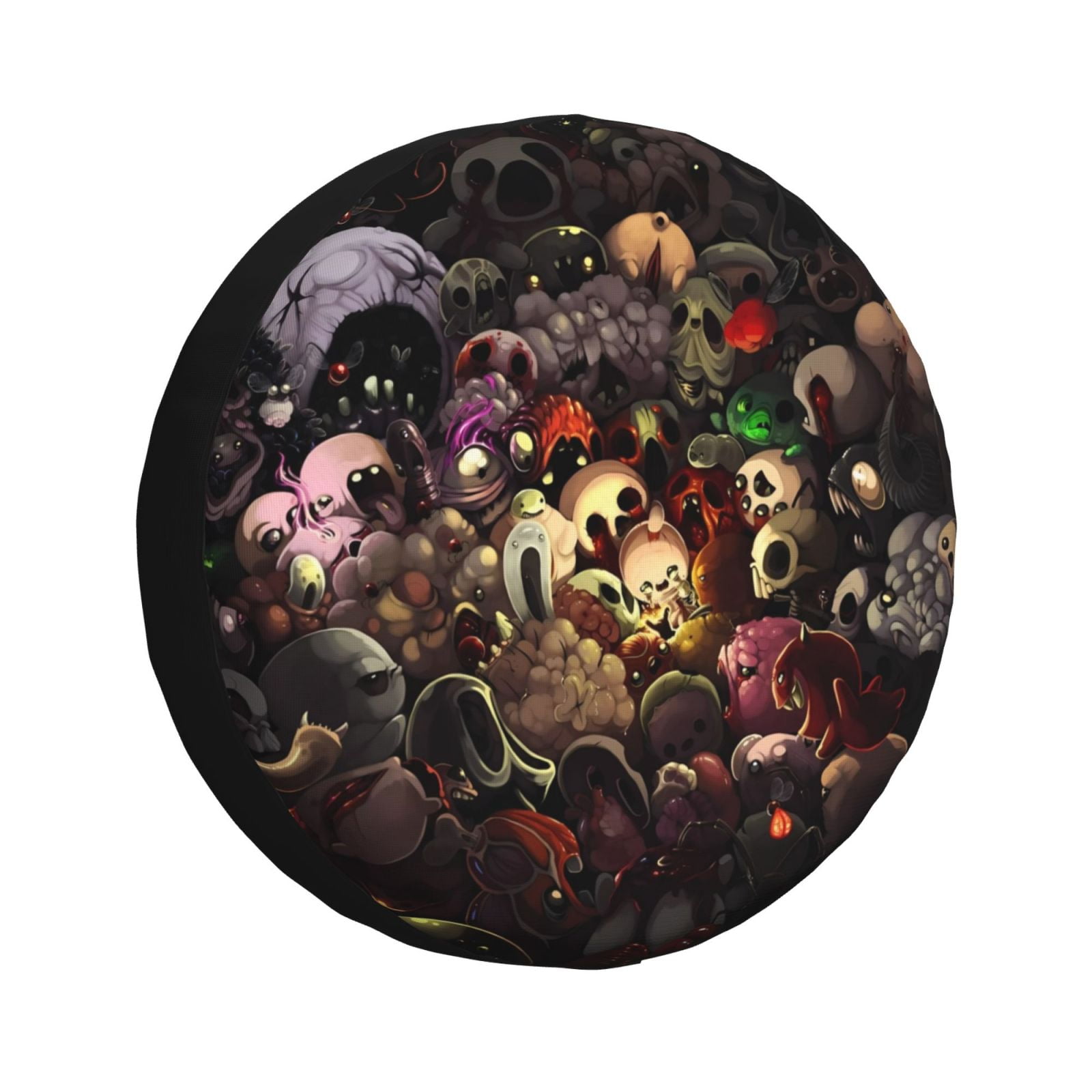 Kuqiui The Binding of Isaac Print Spare Tire Cover,Tire Cover Wheel ...