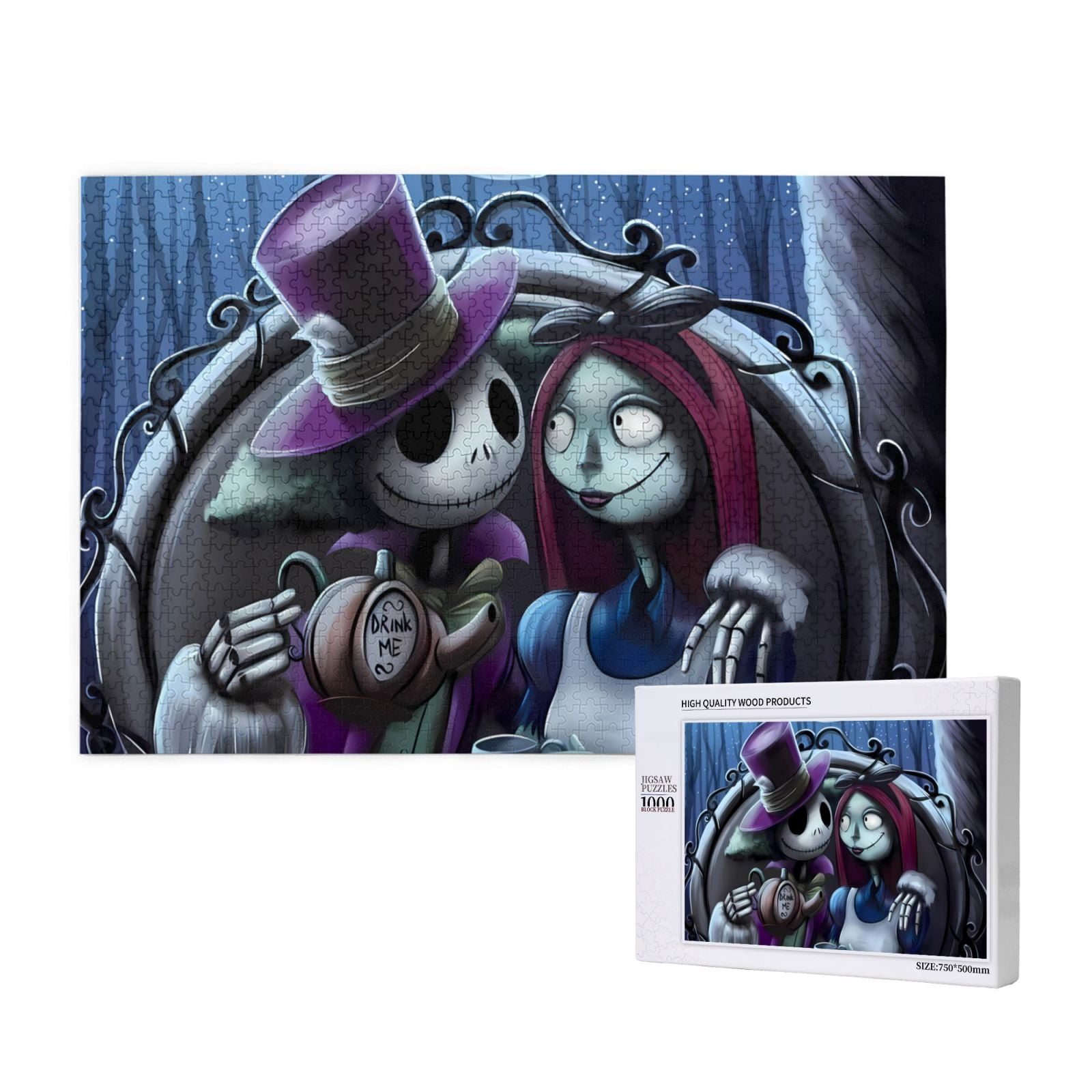 Kuqiui The Nightmare Before Christmas Print Puzzle Tree of Life Puzzles ...