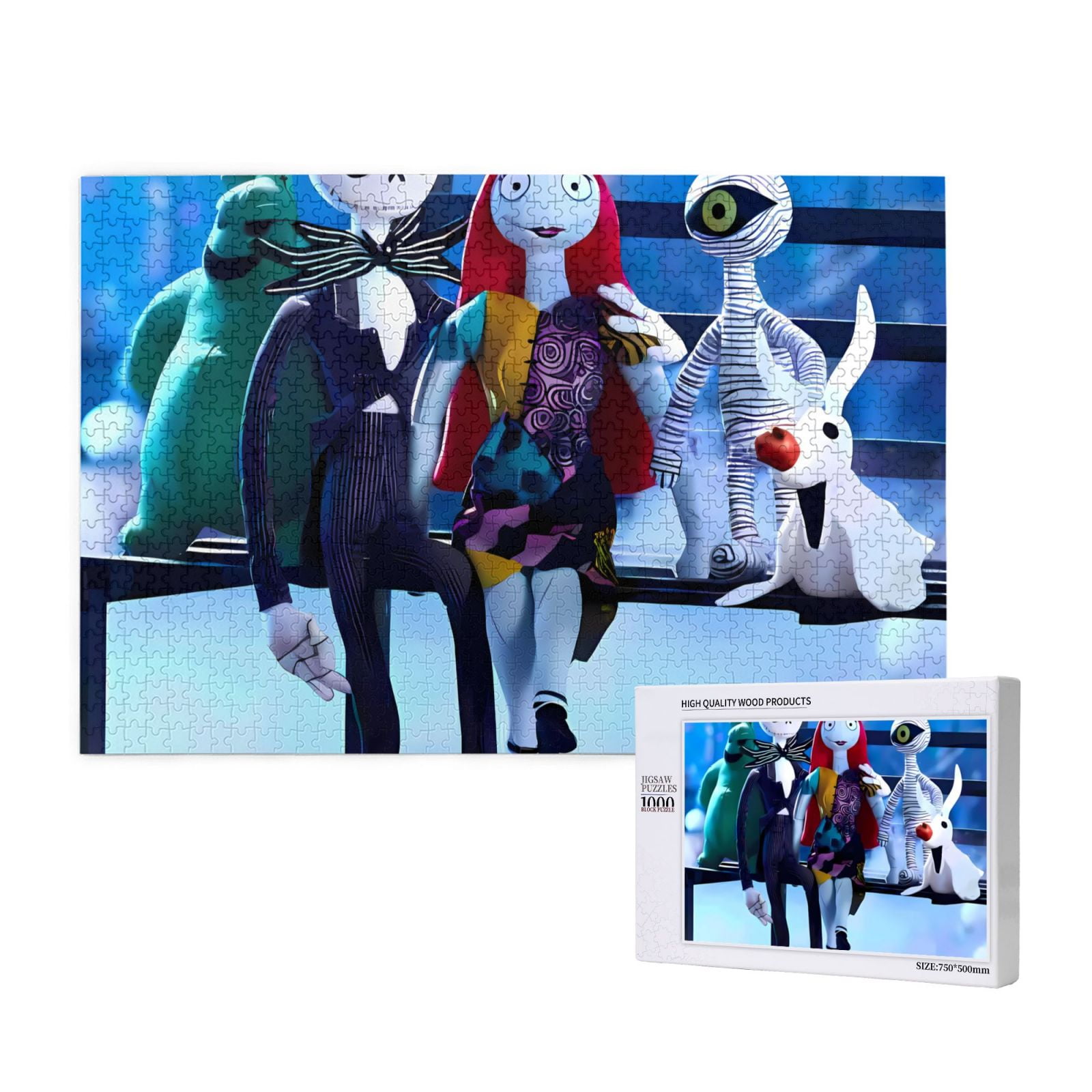 Kuqiui The Nightmare Before Christmas Print Puzzle Tree of Life Puzzles ...