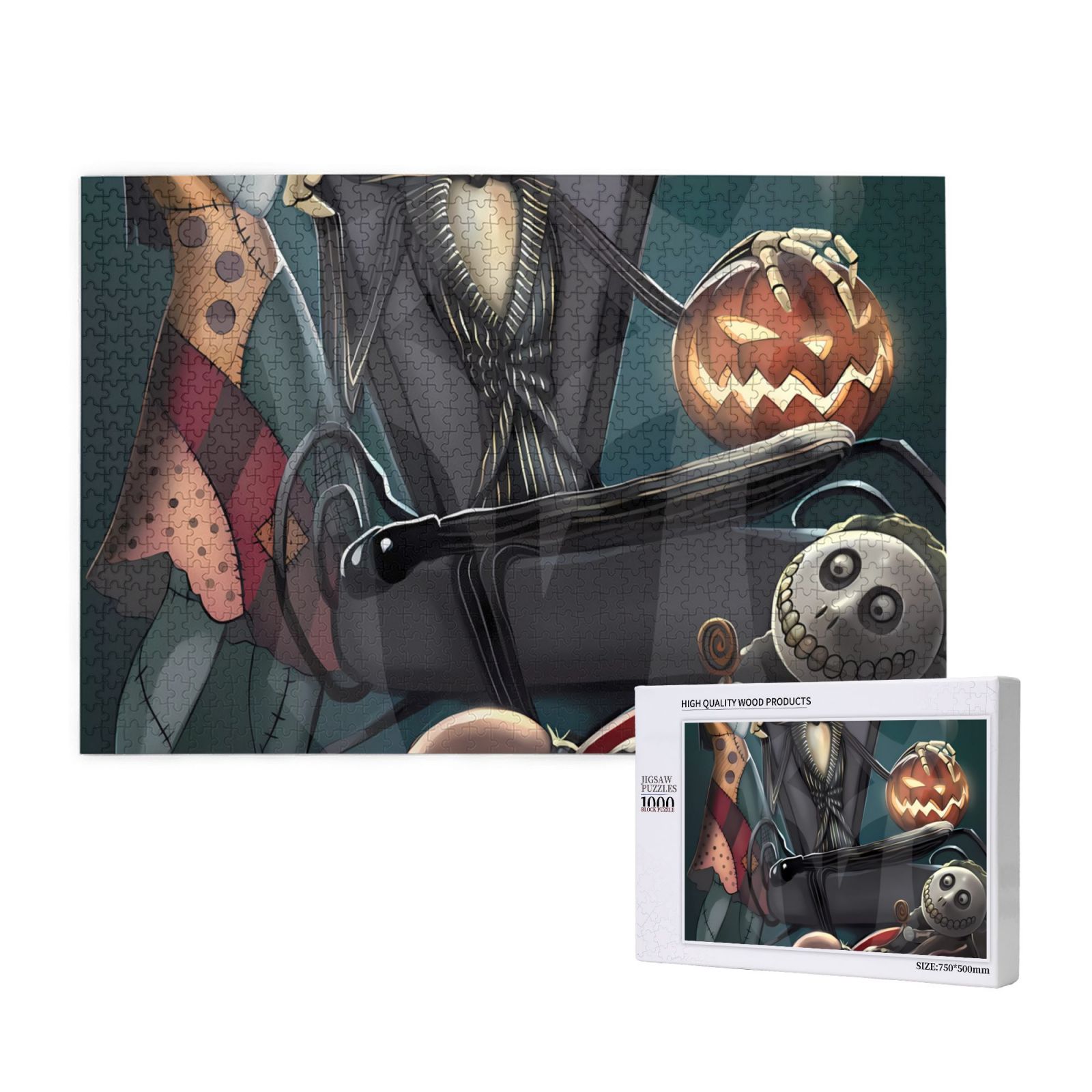 Kuqiui The Nightmare Before Christmas Print Puzzle Tree of Life Puzzles ...