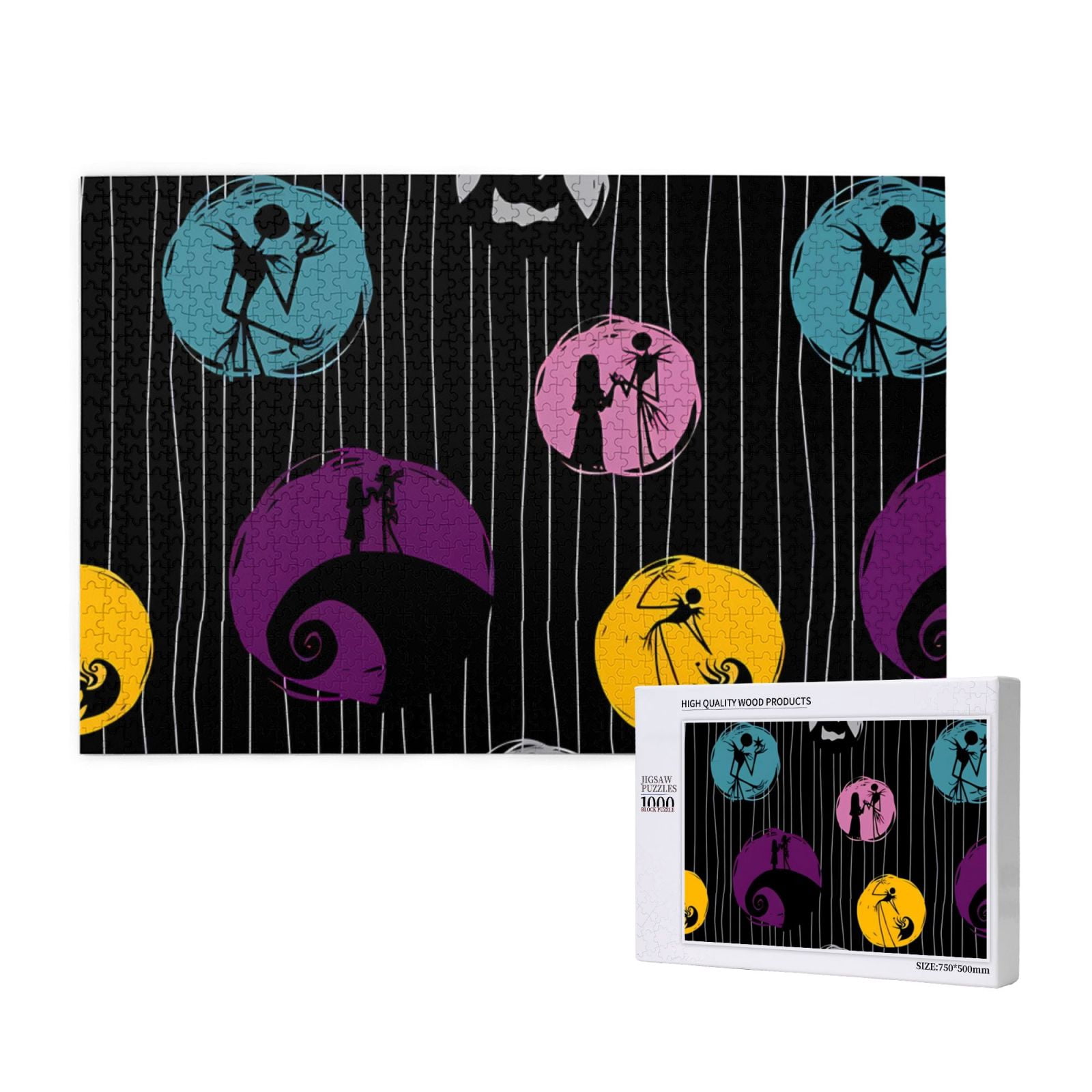 Kuqiui The Nightmare Before Christmas Print Puzzle Tree of Life Puzzles ...
