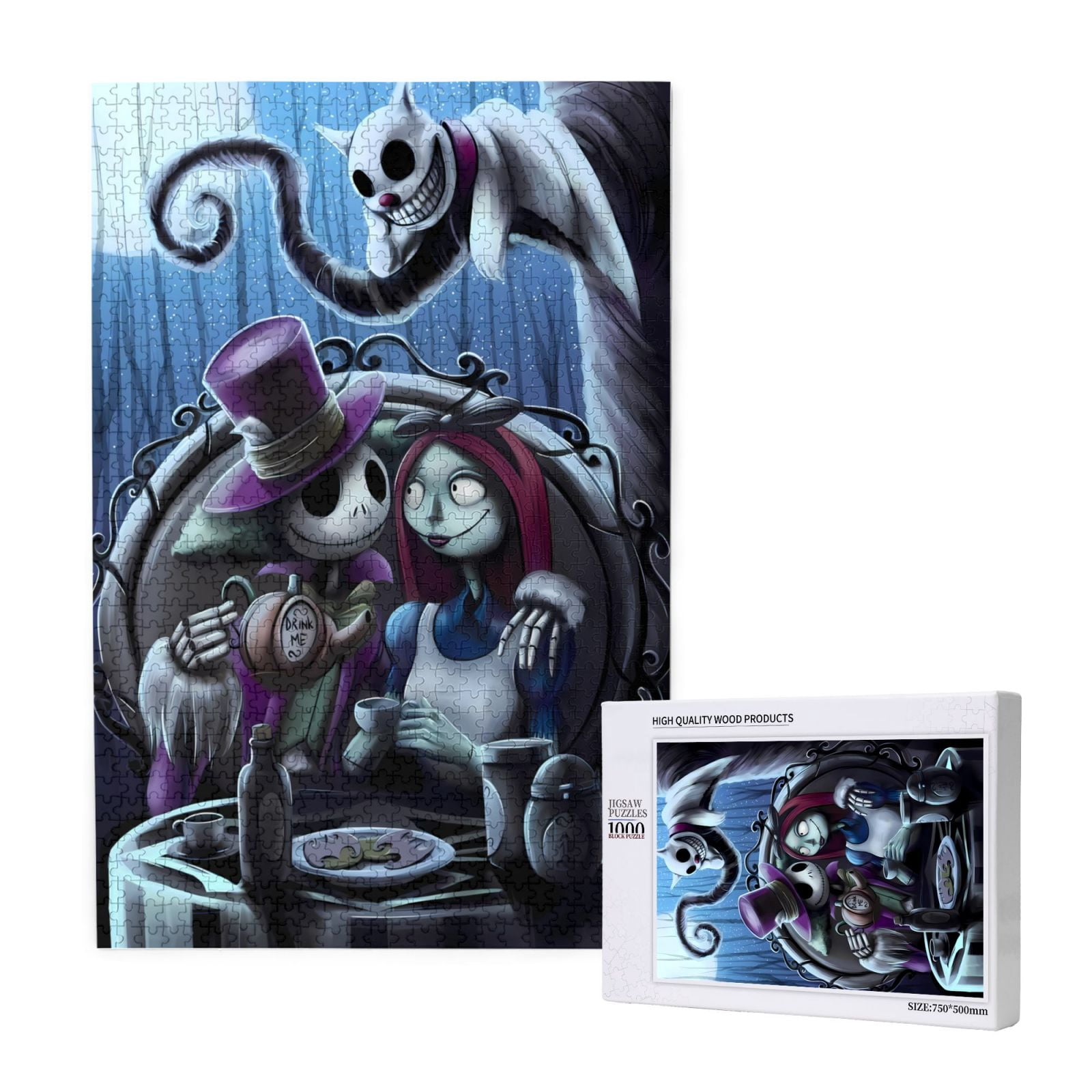 Kuqiui The Nightmare Before Christmas Print Puzzle Tree of Life Puzzles ...