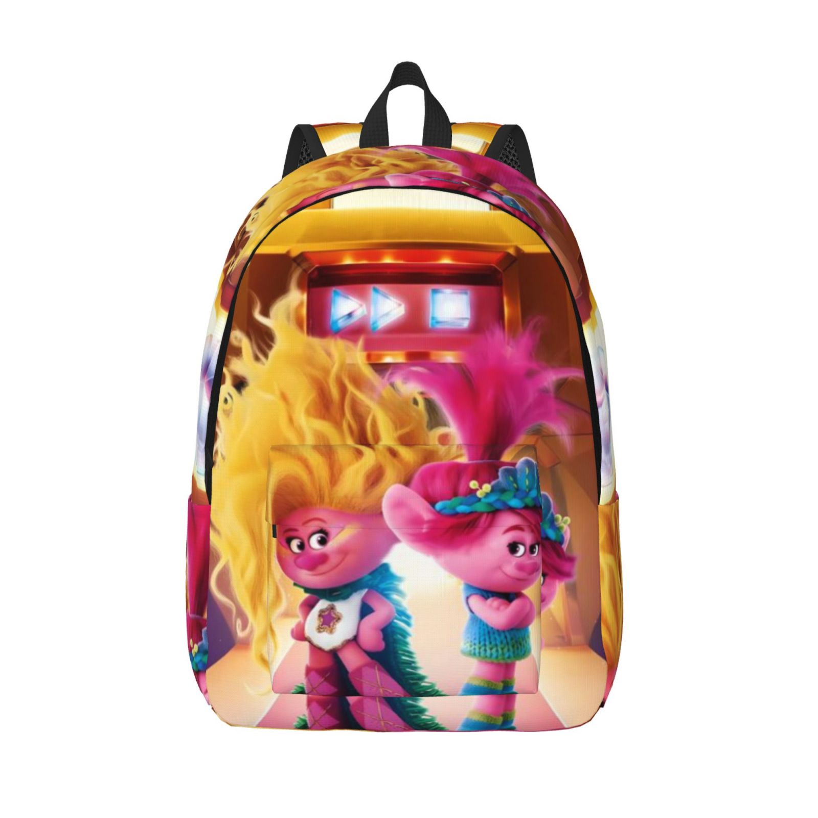 Kuqiui Trolls Band Together Print Canvas Travel Laptop Backpack for Men ...