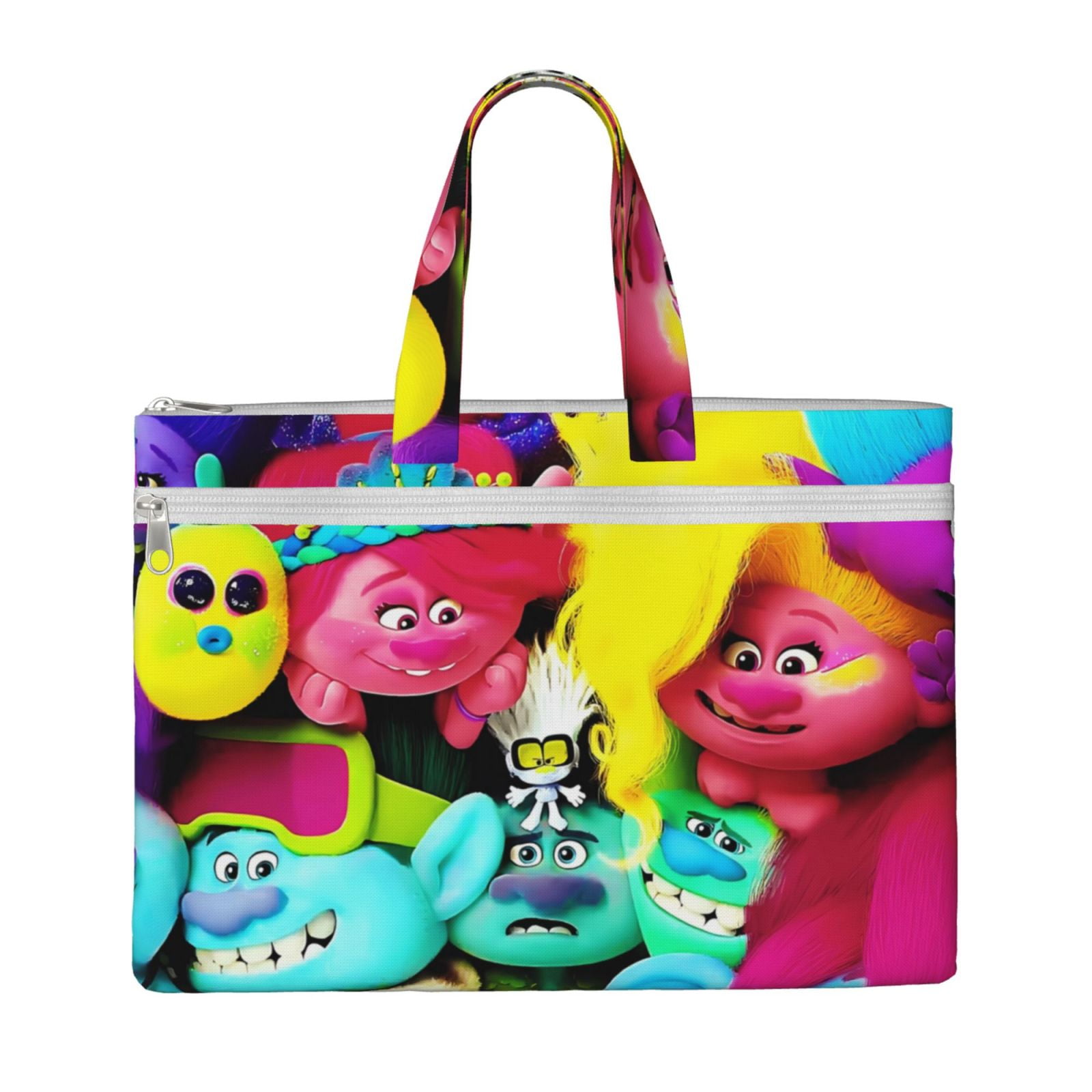Kuqiui Trolls Band Together Print Desk File Organizer Tote Bag for ...