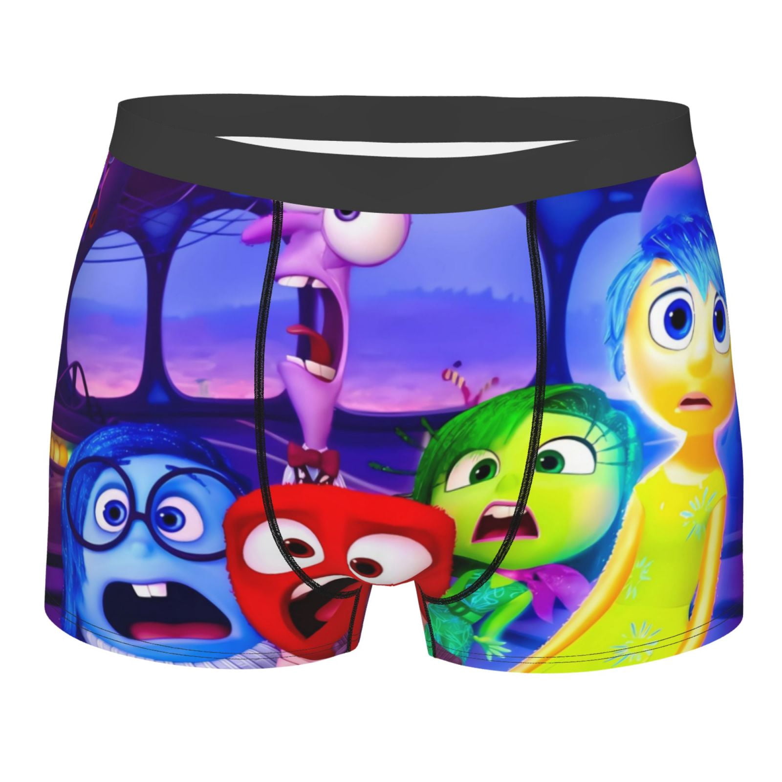 Kuqiui inside out 2 Print Boxer Briefs for Men Breathable Underwear ...