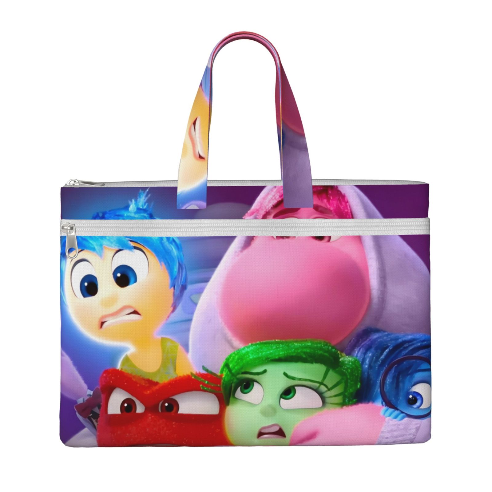 Kuqiui inside out 2 Print Desk File Organizer Tote Bag for Legal Size ...