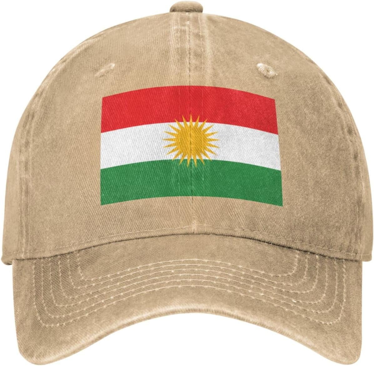 Kurdish Flag Gifts Black Cowboy Hat Baseball Cap Men Women Adjustable ...