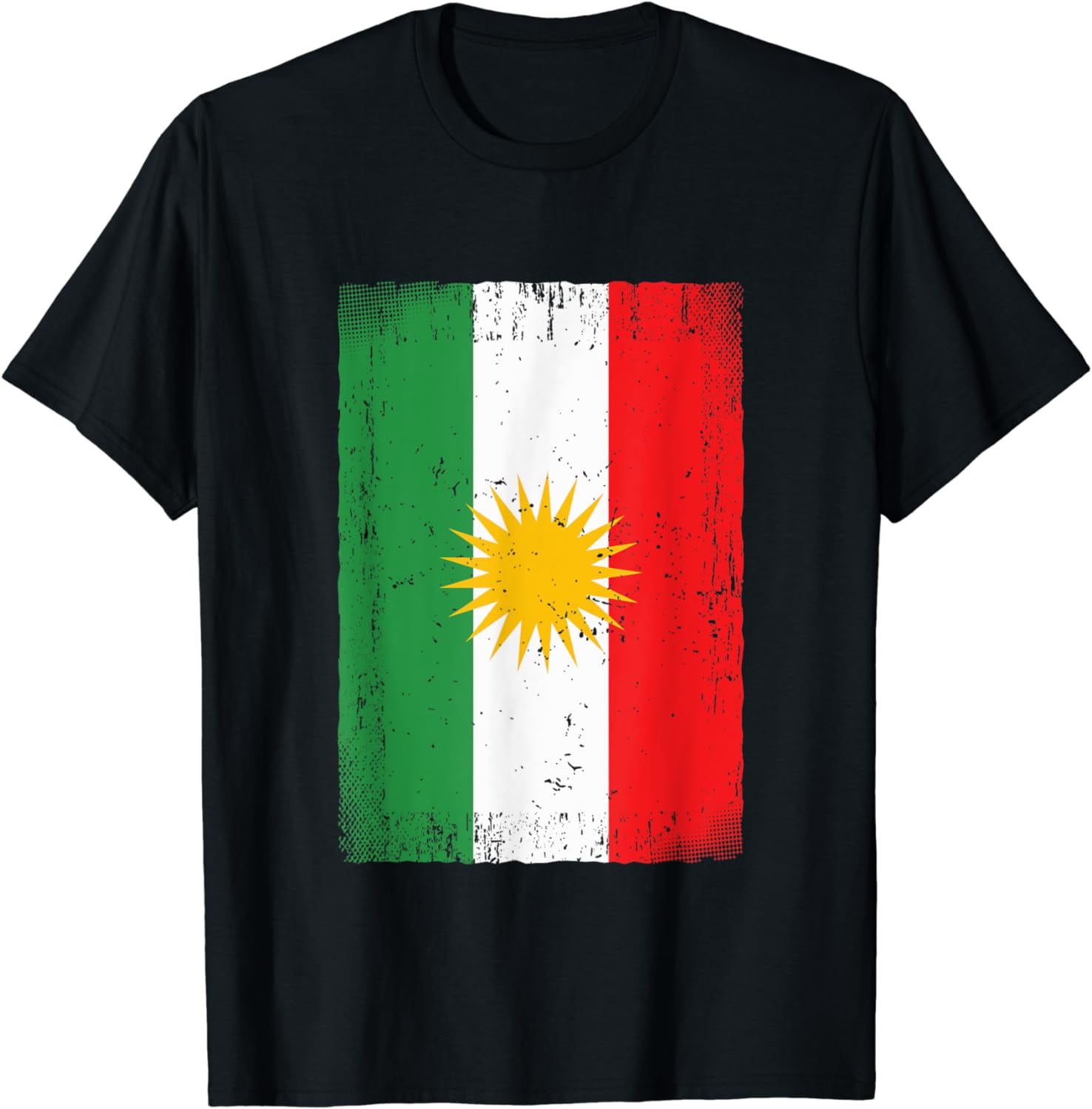 Kurdish Flag Kurdistan T-Shirt - Walmart.com