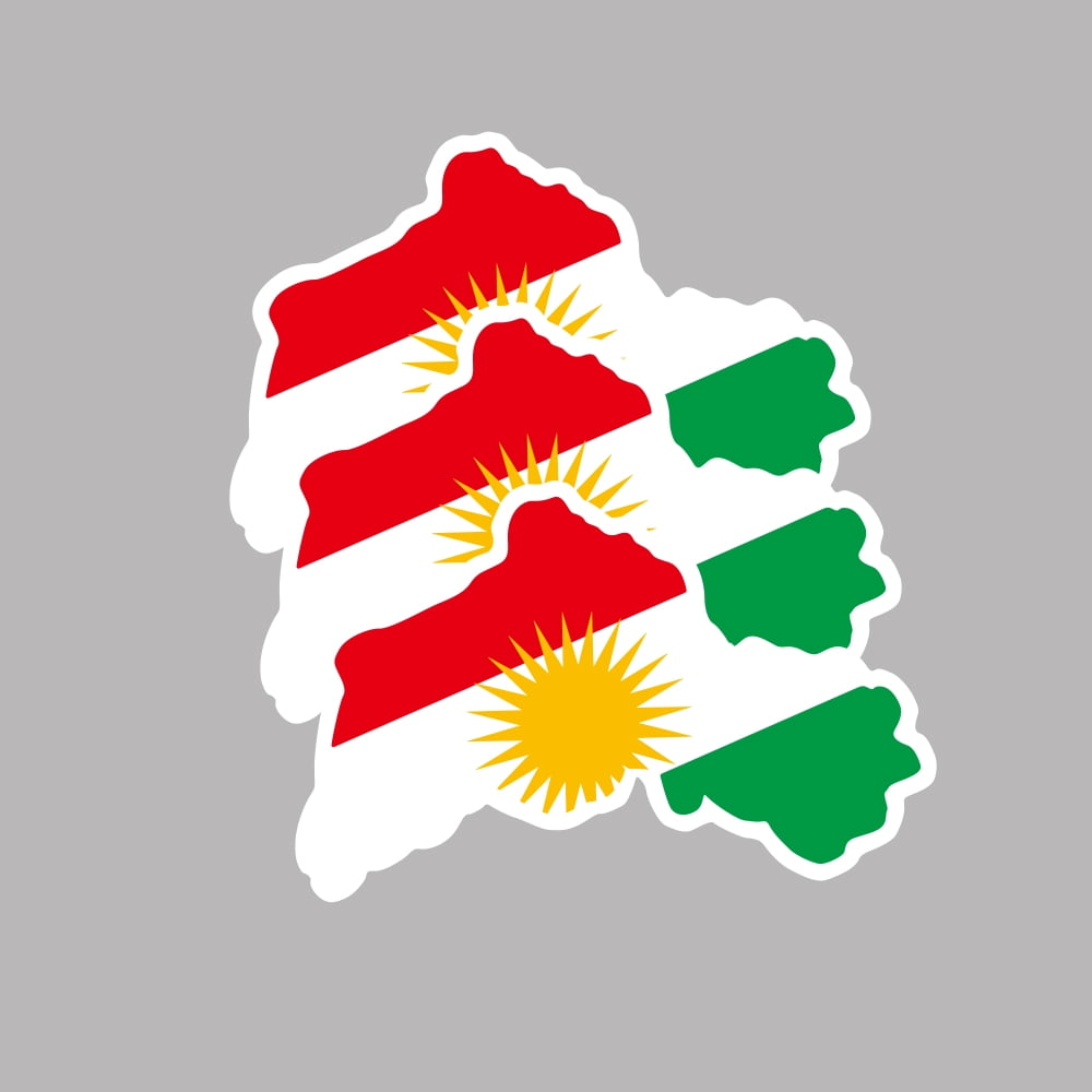 Kurdistan Kurds Map Sticker For Car Window Side Motorcycle Creative ...